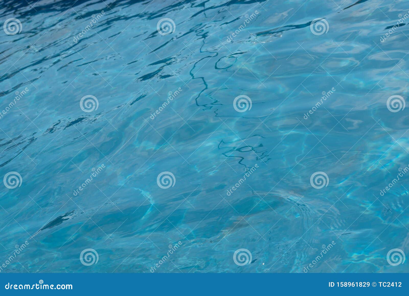 Water of a swimmingpool stock image. Image of waves - 158961829