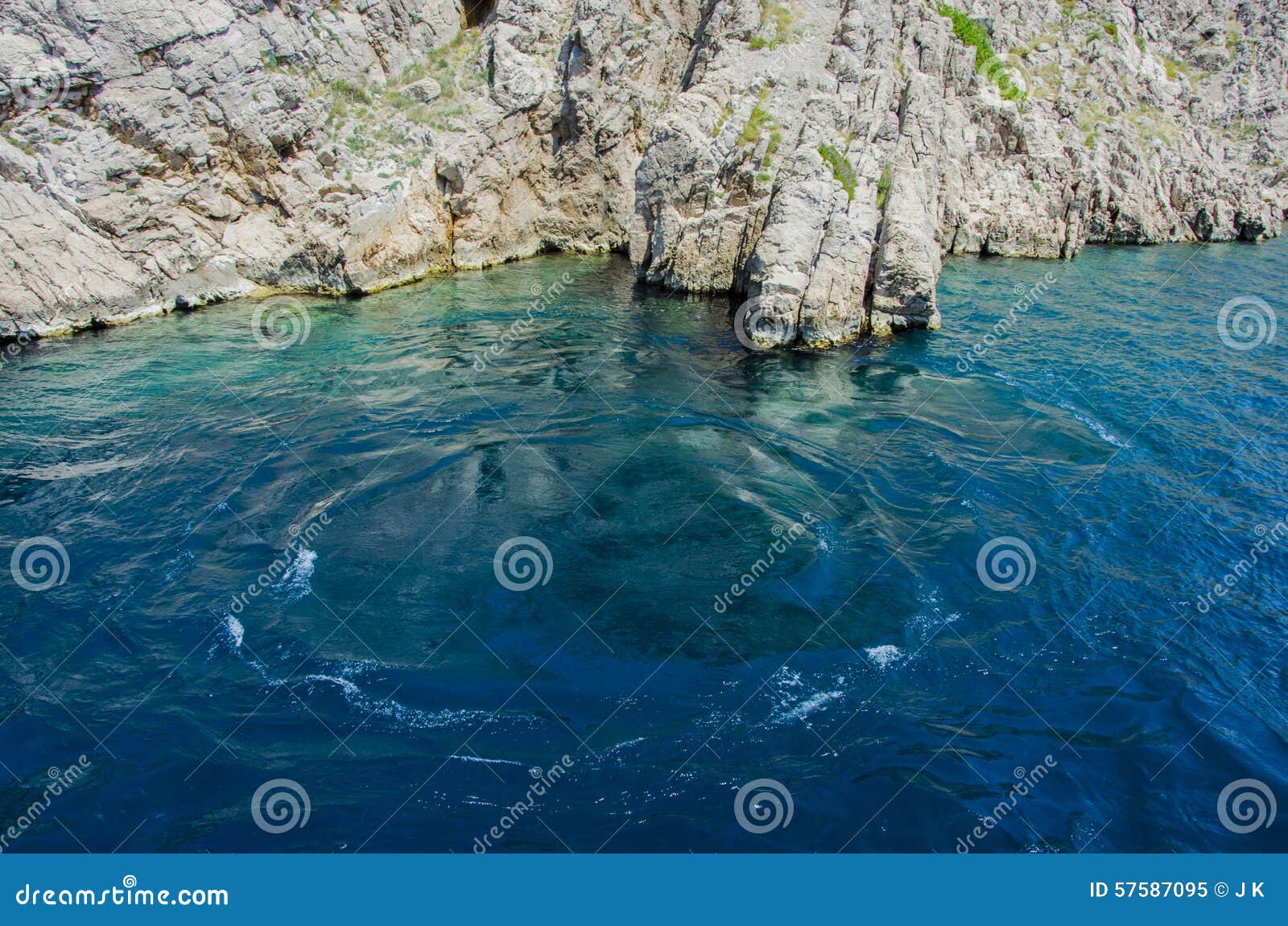 Water swirl stock image. Image of landscape, summer, detail - 57587095