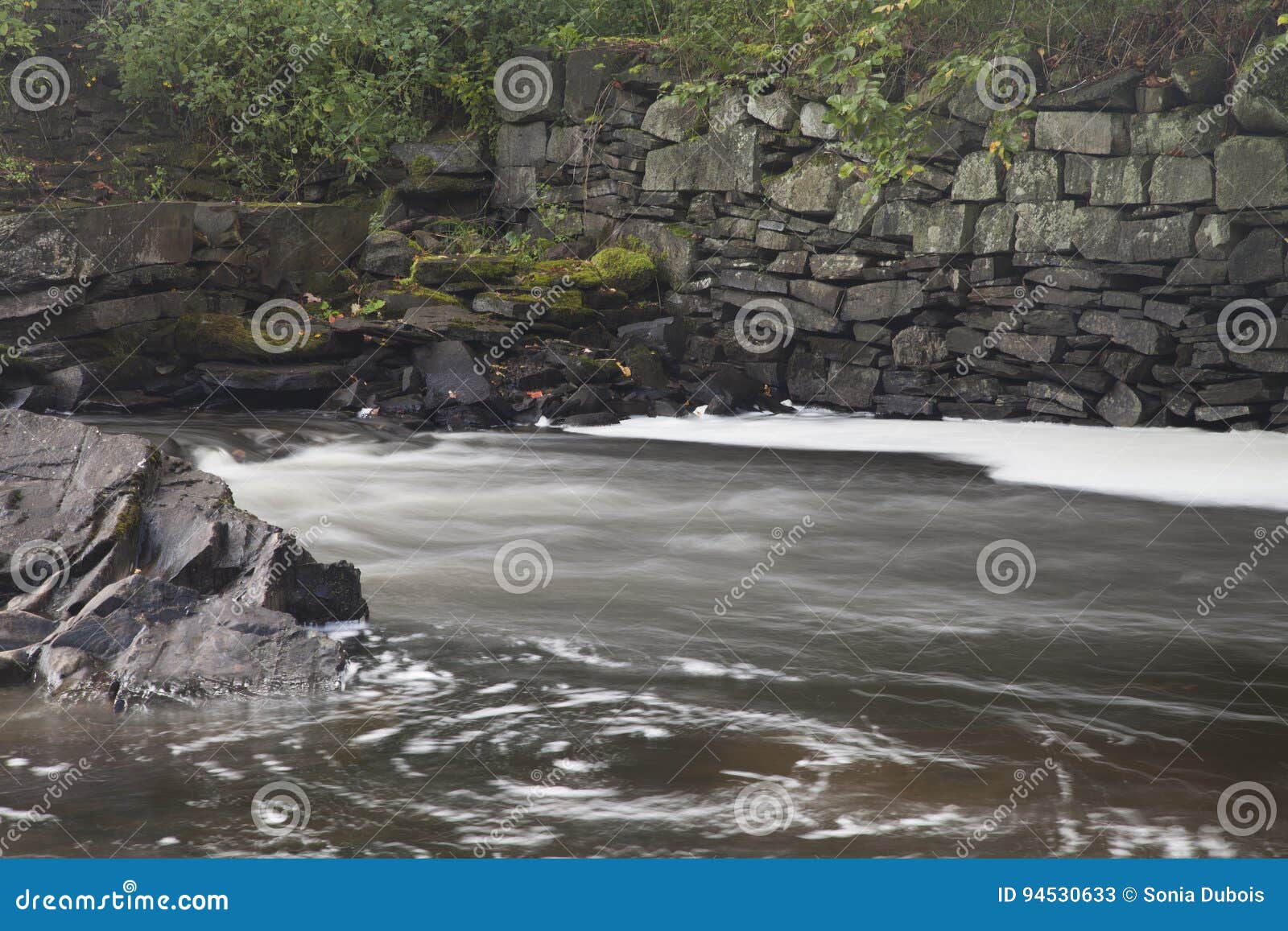 Water swirl stock image. Image of cascades, stones, wall - 94530633