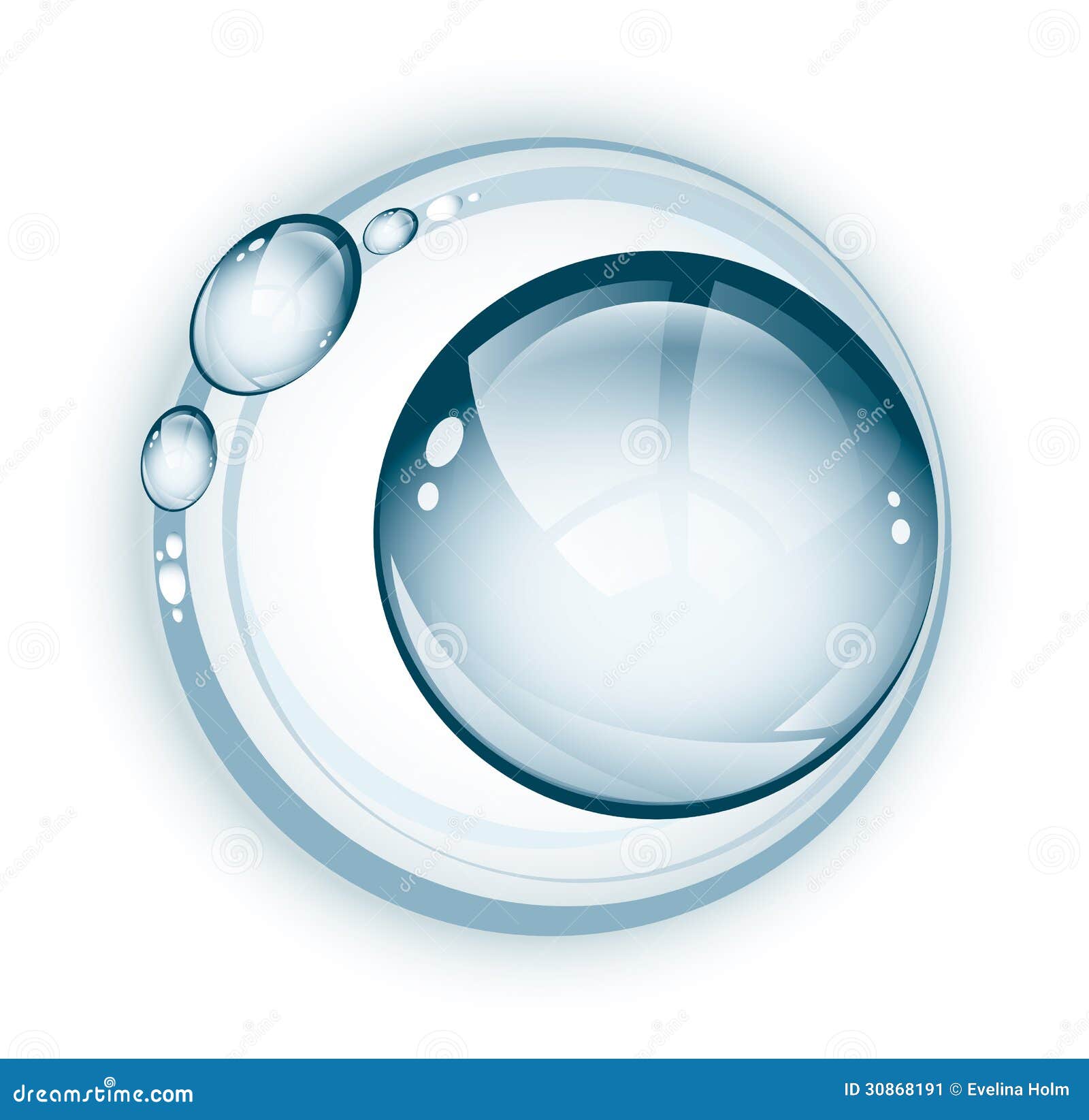 Water symbol stock vector. Illustration of pure, background - 30868191