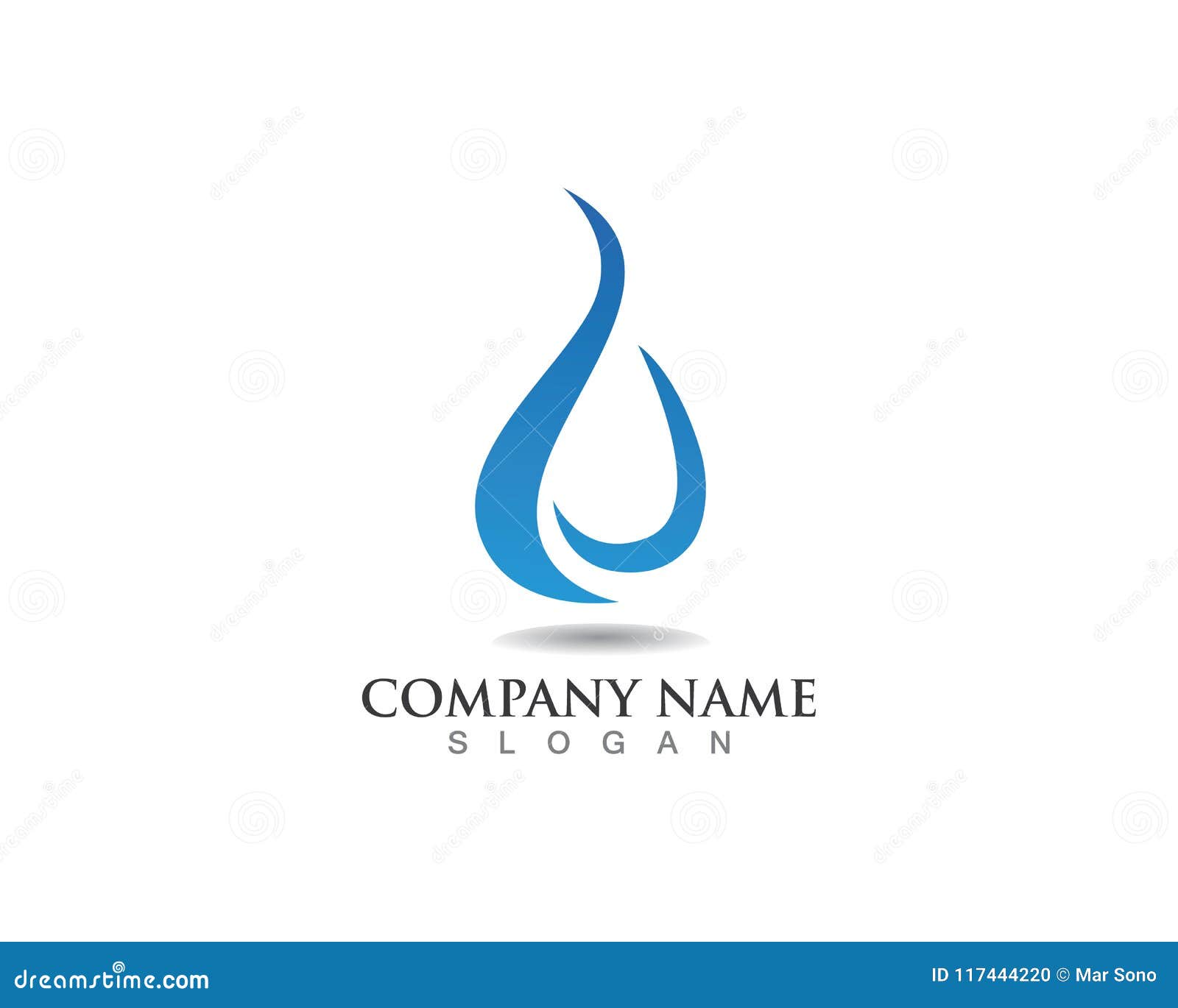 Water Symbol and Logo Template Vector Stock Vector - Illustration of ...
