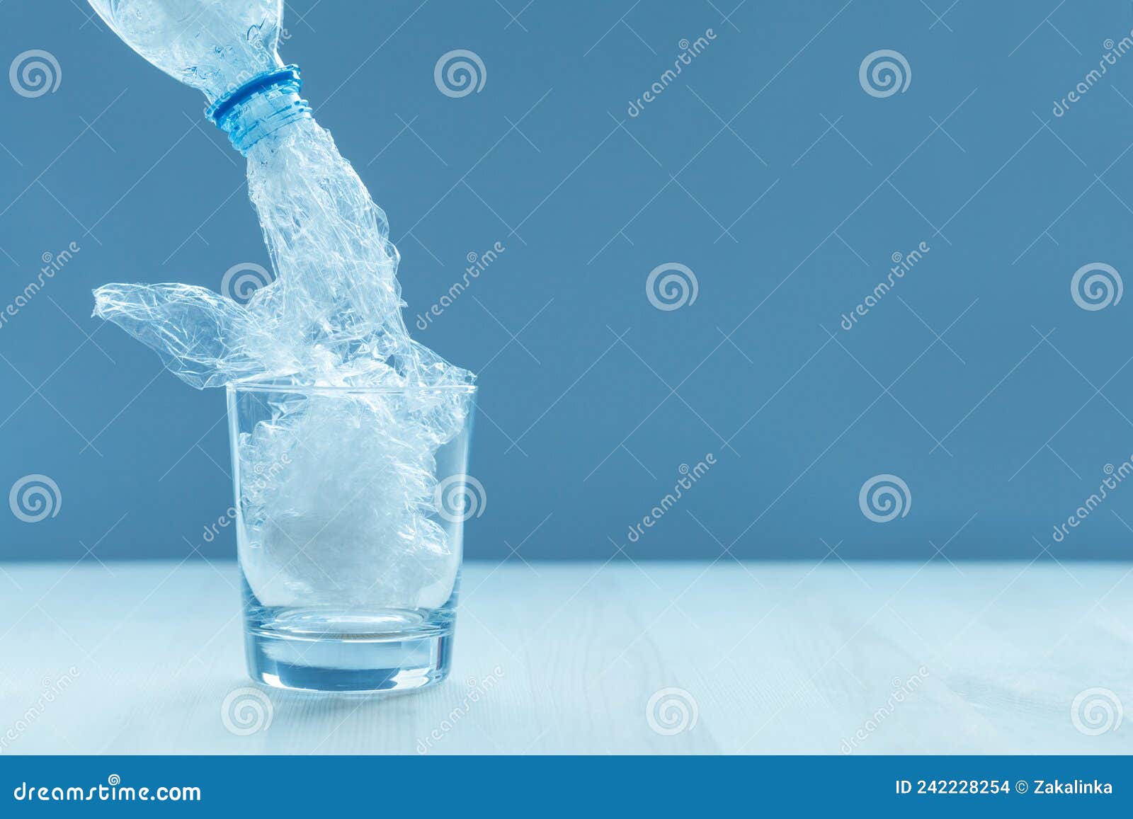 Water Symbol Out Of Plastic, Pollution And Recycling Royalty-Free Stock ...