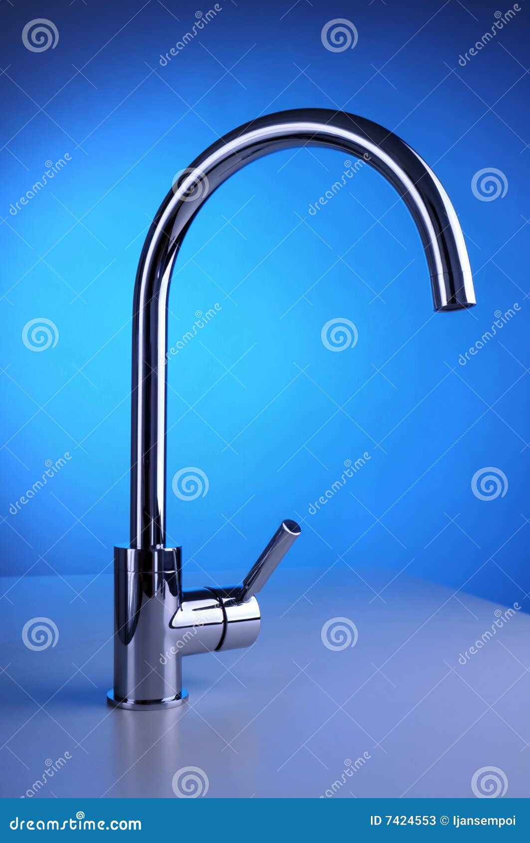 Water tab stock image. Image of steel, liquid, appliance - 7424553