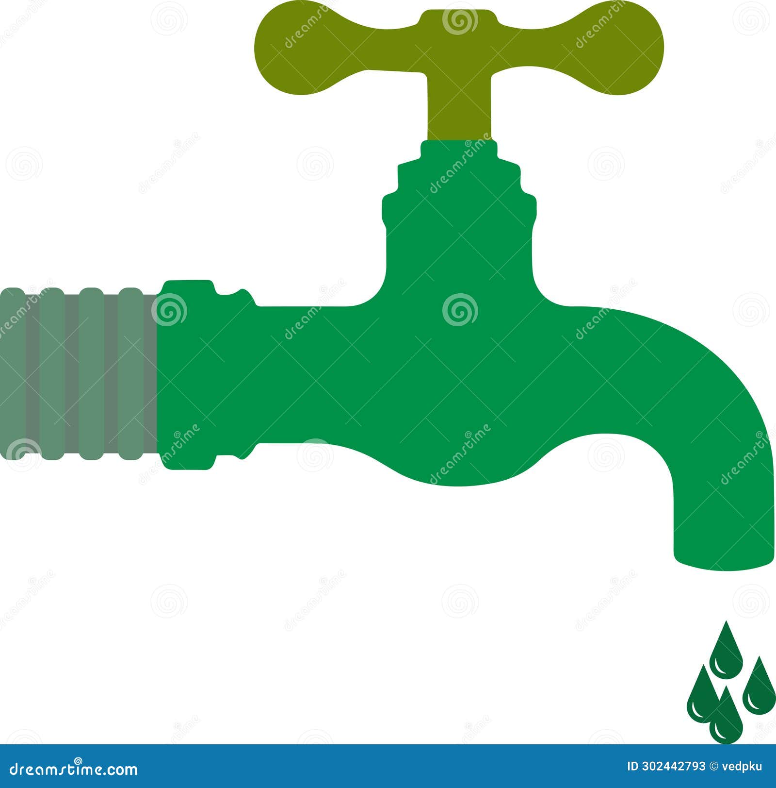 Water Tab Icon Vector Water Drop from Tab Stock Vector - Illustration ...