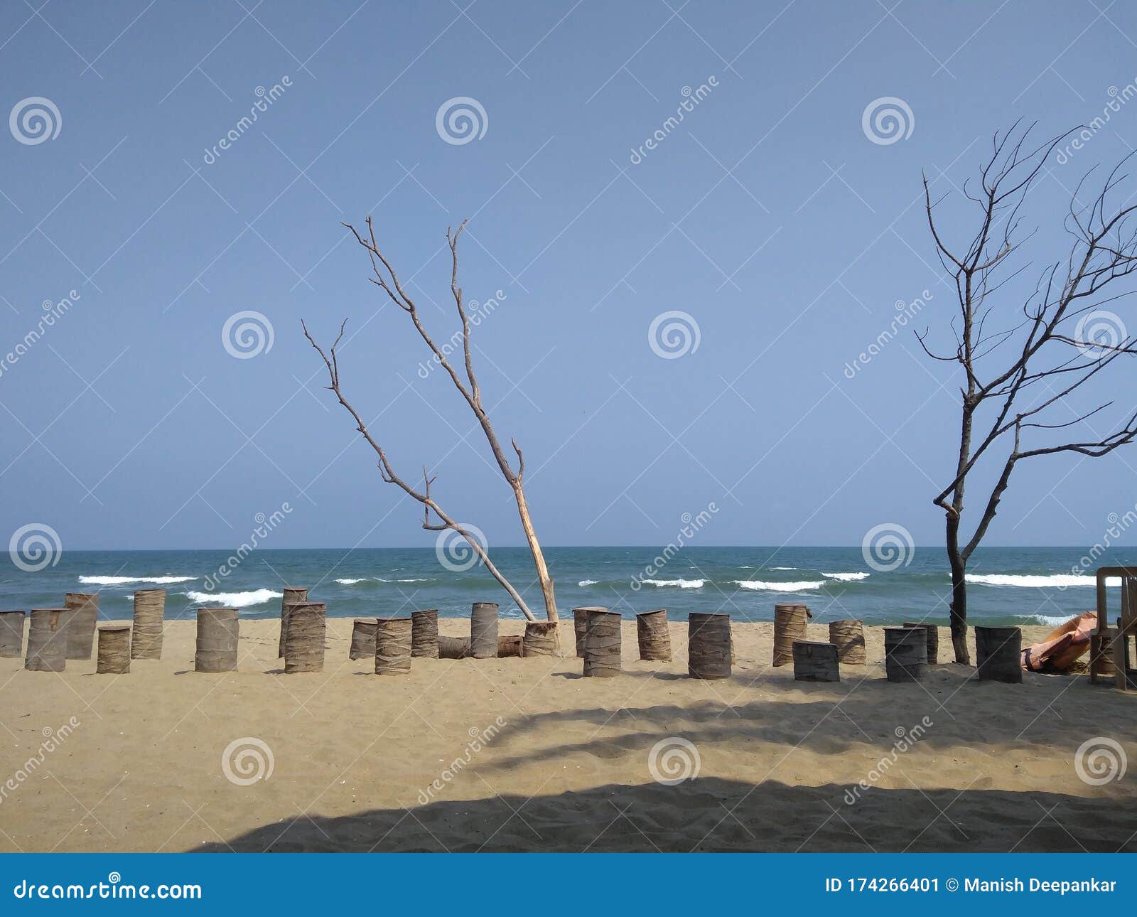 Water talking with sky stock image. Image of water, sand - 174266401