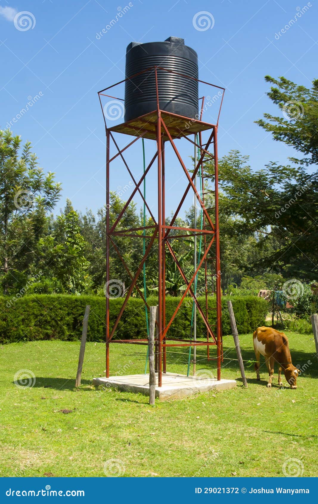 Water tank stock photo. Image of distribution, compound - 29021372