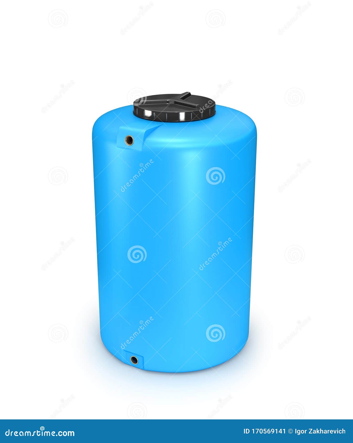 Water tank, tank, barrel. stock illustration. Illustration of isolated ...