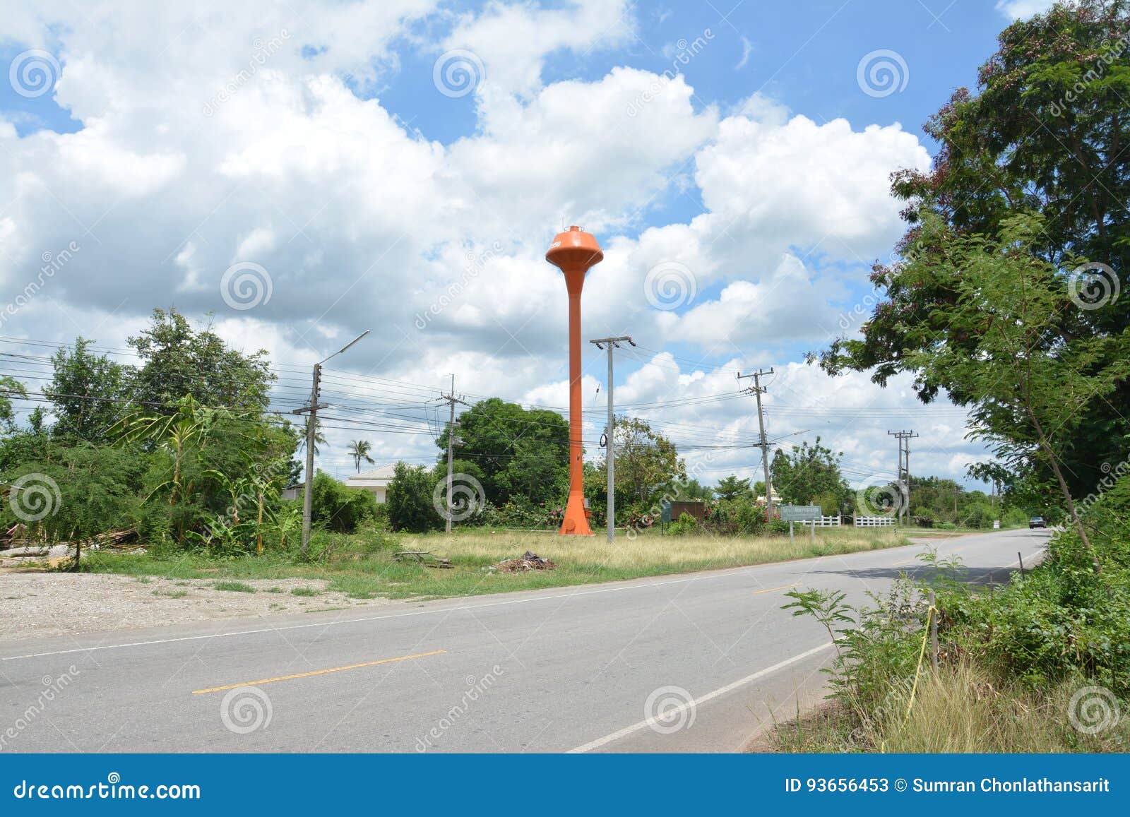 Water tank stock image. Image of community, store, retention - 93656453