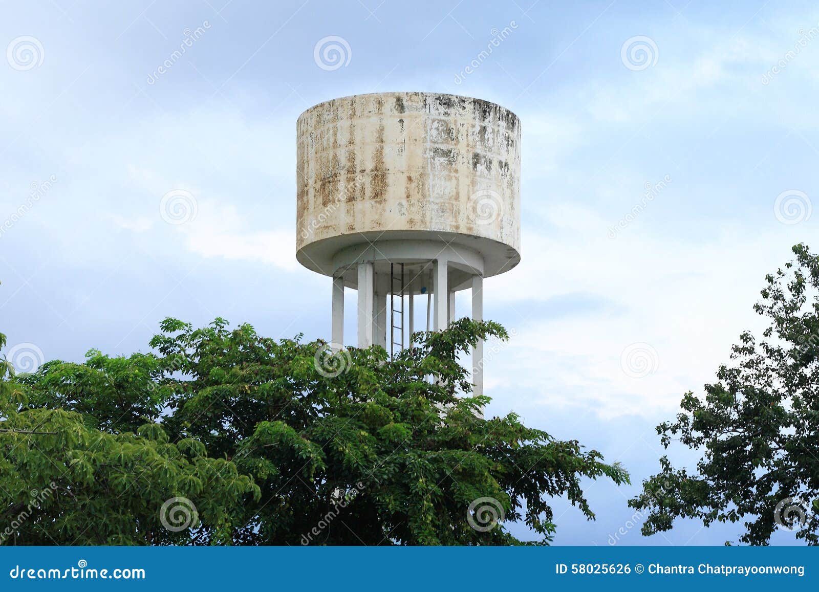 Water Tank Towers stock photo. Image of sunny, architecture - 58025626