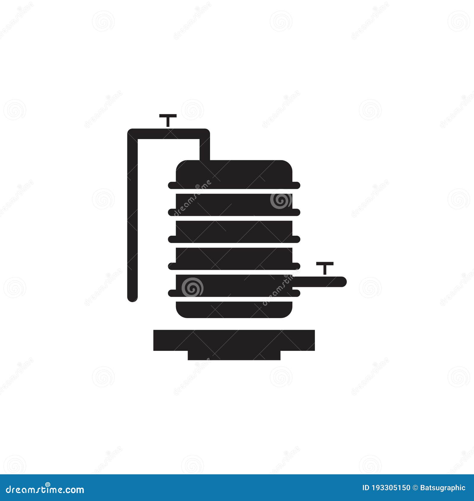 Water Tank Vector Icon Logo Design Stock Vector - Illustration of ...