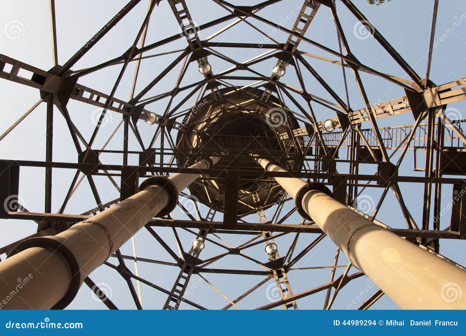 Water Tanks Tower stock photo. Image of building, fairway - 44989294