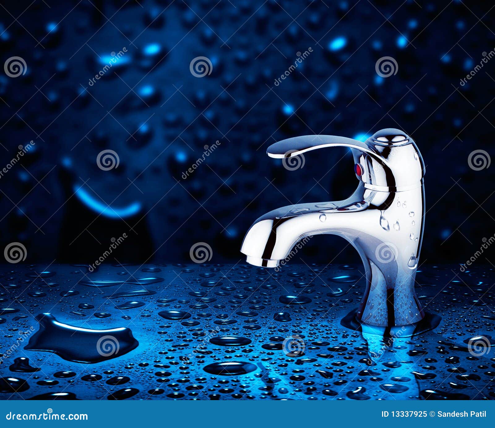 Water Tap stock image. Image of plated, environment, metal - 13337925