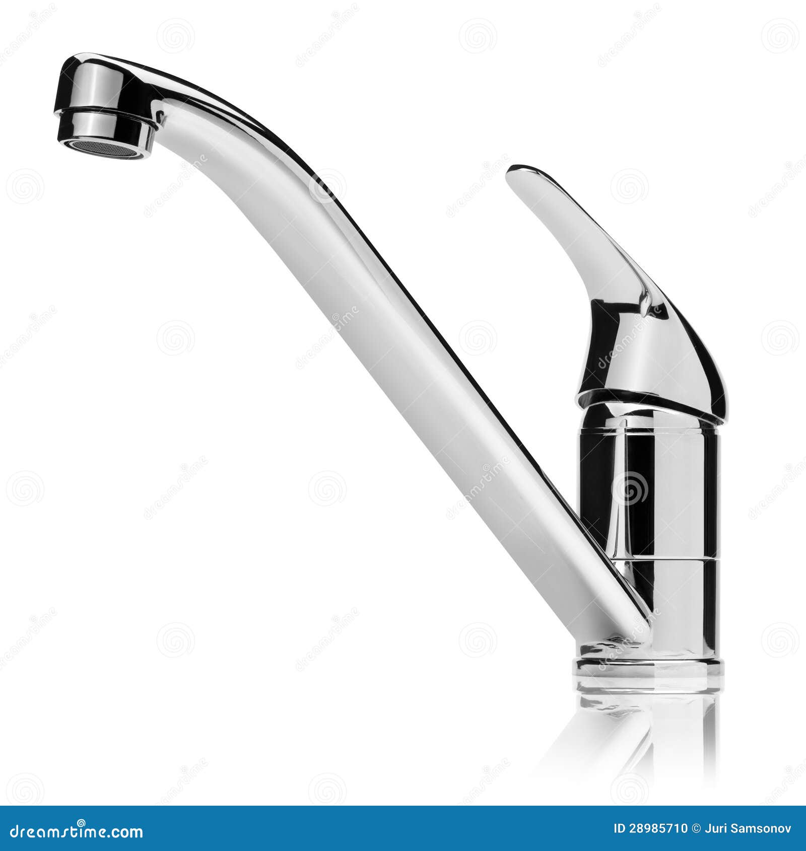 Water tap. stock photo. Image of single, path, silver - 28985710