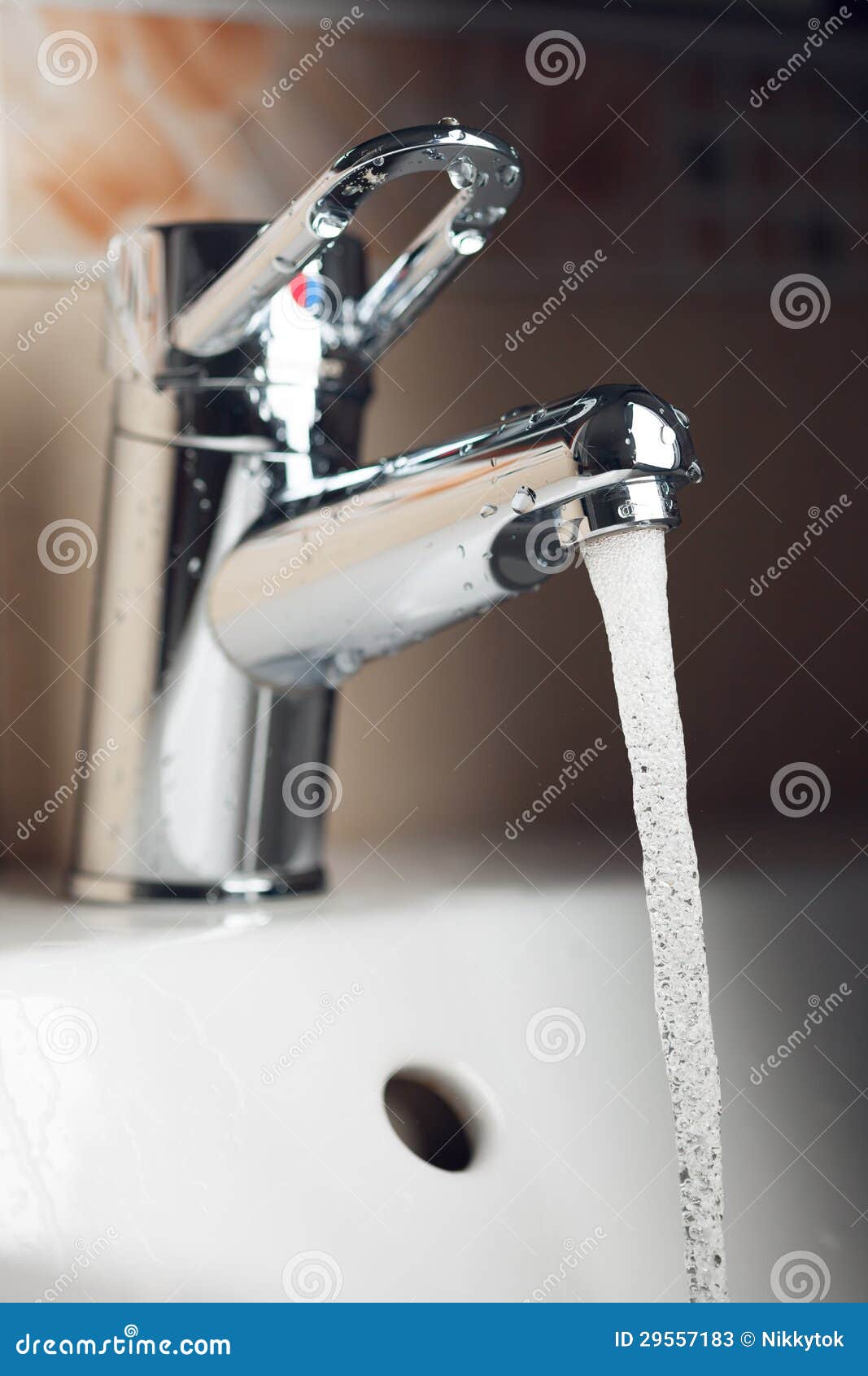 Water tap stock image. Image of equipment, clean, bathroom - 29557183