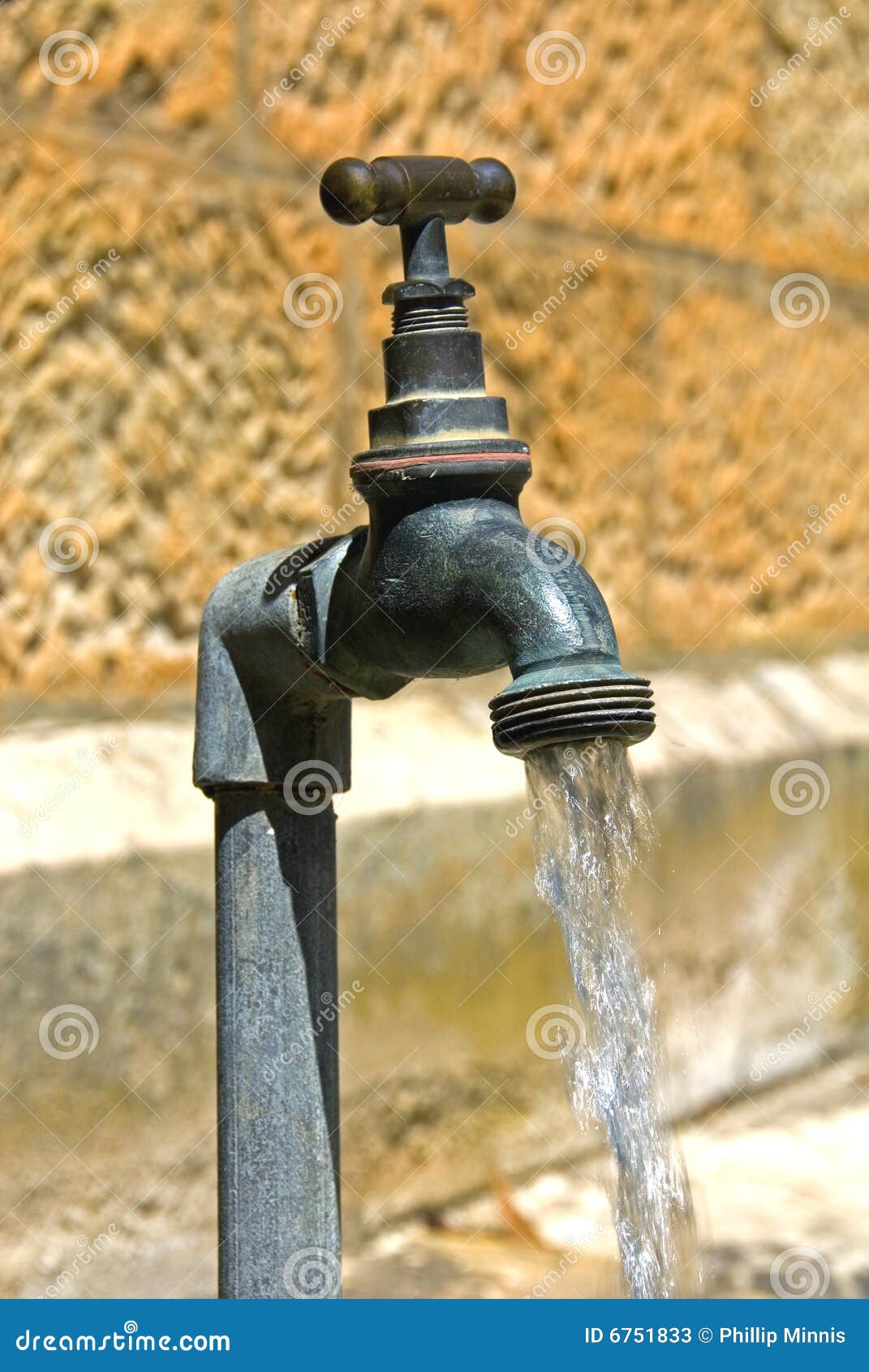 Water Tap stock image. Image of faucet, thread, water - 6751833