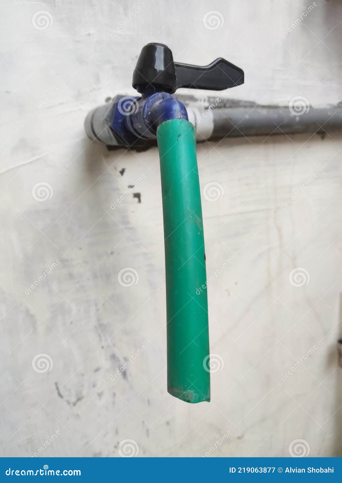 Water Tap As a Way Out of the Water Source from the Pipe Stock Image ...