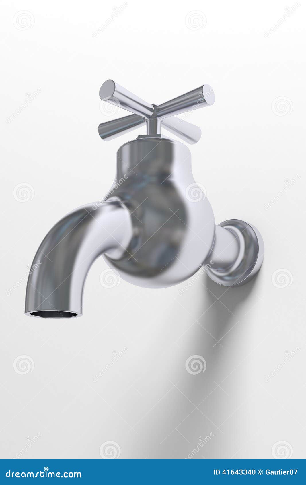 Water tap closed stock illustration. Illustration of nature - 41643340