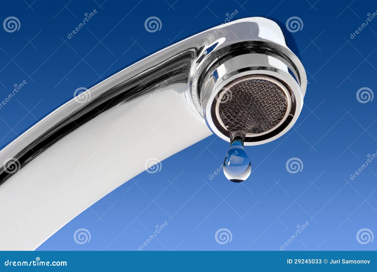 Water tap with drop. stock image. Image of closeup, background - 29245033