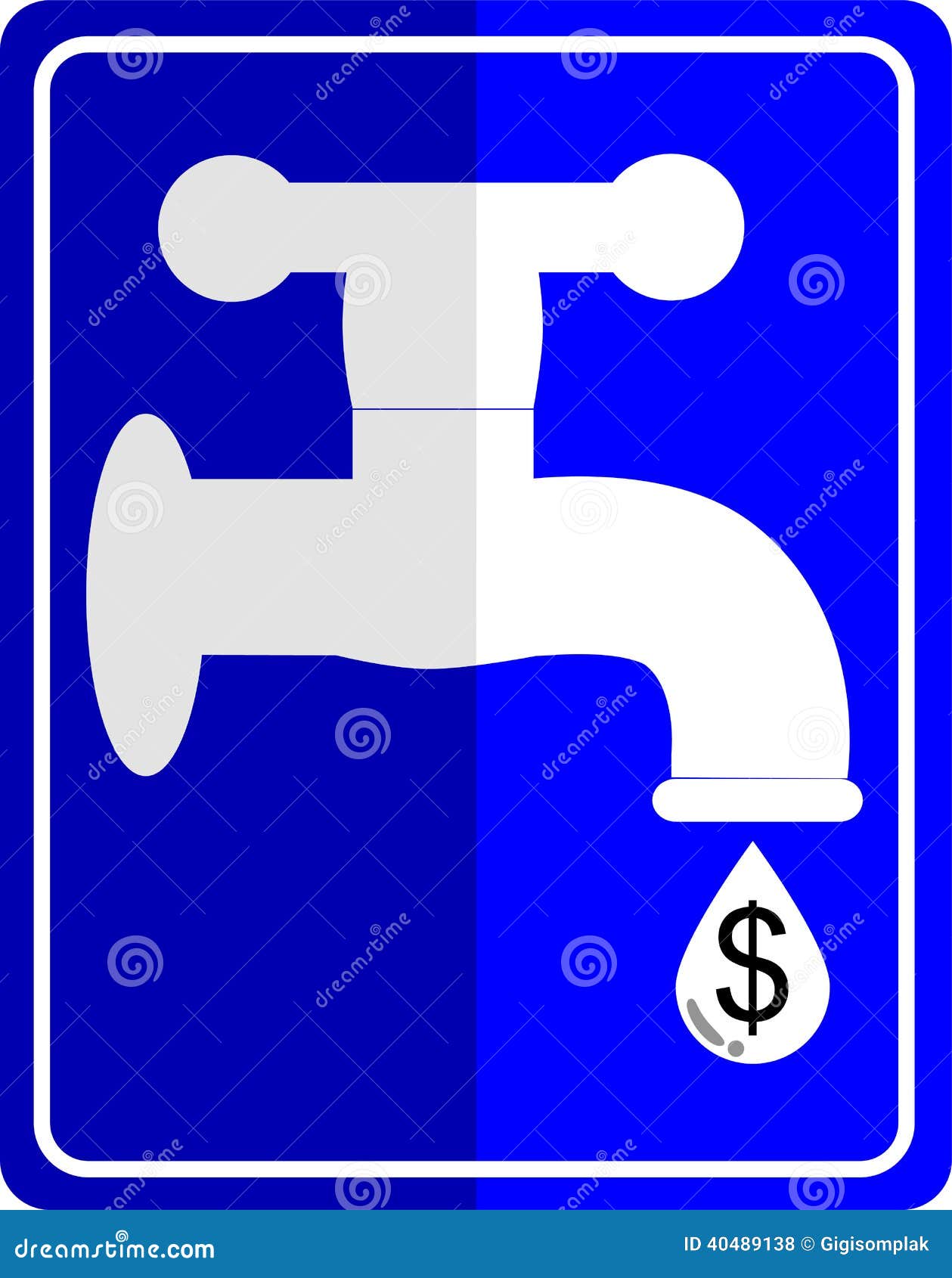 Plunger Dollar Sign Royalty-Free Stock Image | CartoonDealer.com #50598376