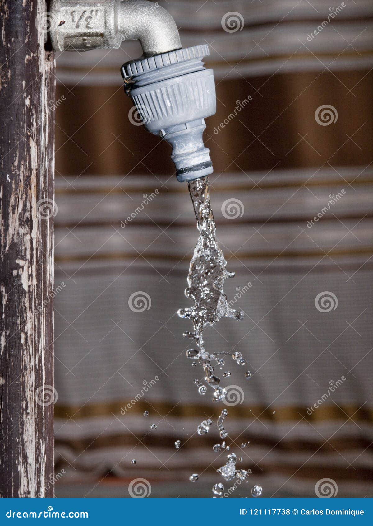 Water Tap with Drops Detail Stock Photo - Image of falling, high: 121117738