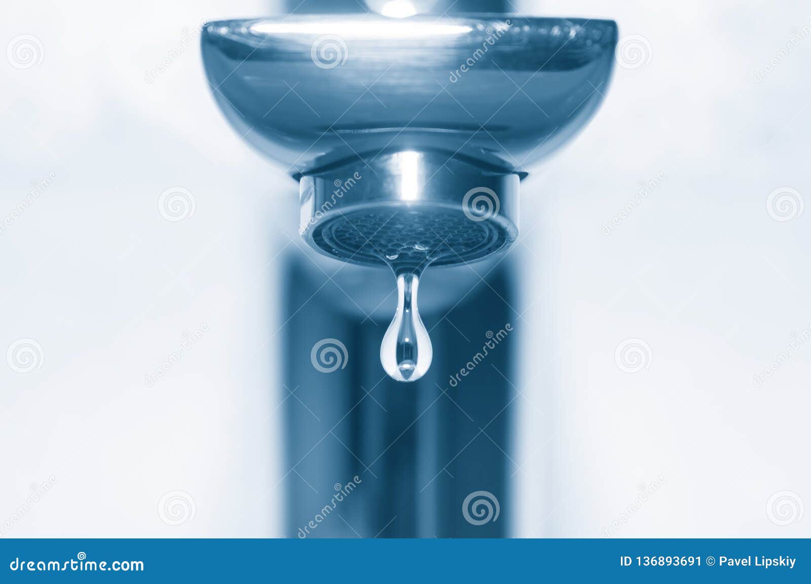 Water tap and falling drop stock image. Image of falling - 136893691