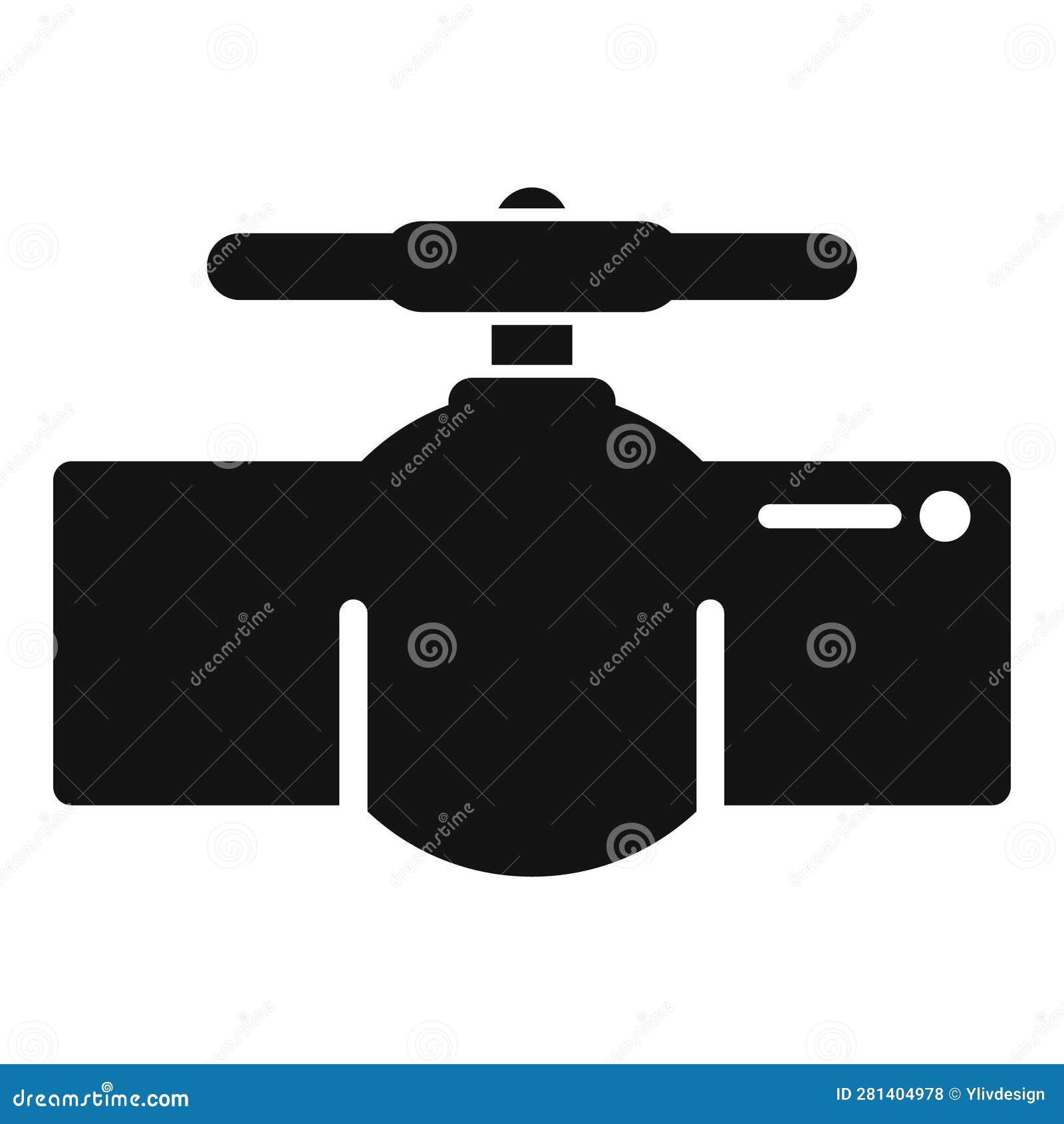 Water Tap Icon Simple Vector. Pipe Sewer Stock Illustration - Illustration of sewer, valve ...