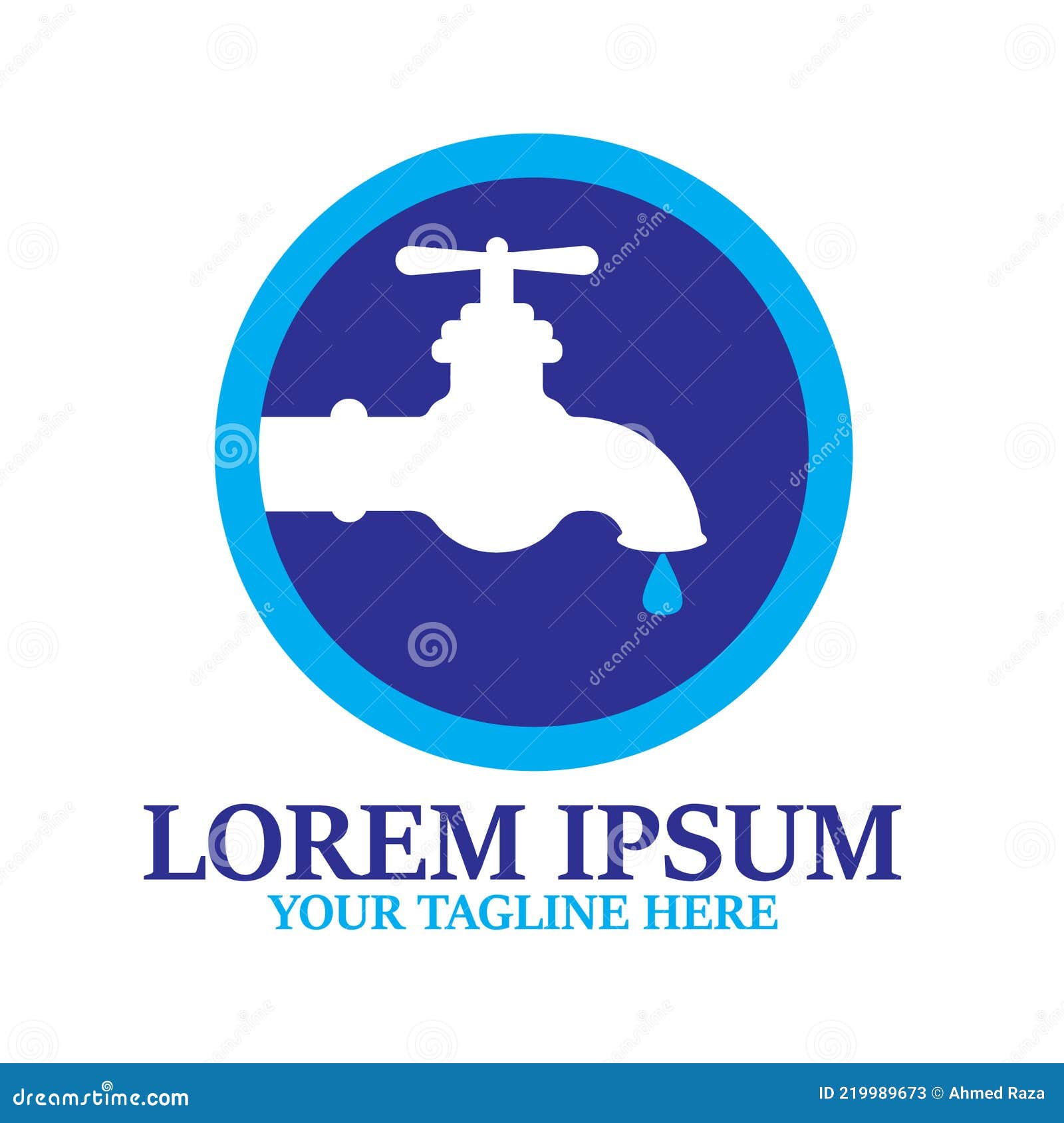 Water Tap Logo, Water Tap Icon Vector Illustration Logo Template Stock ...