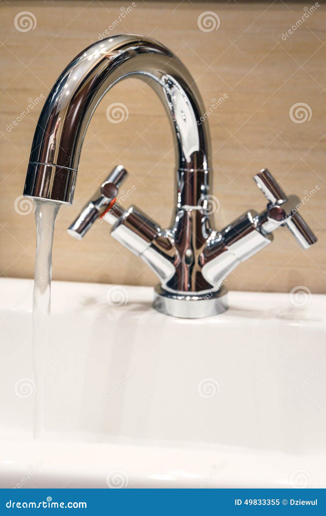 Water Tap with Modern Design Stock Image - Image of furniture, shiny ...