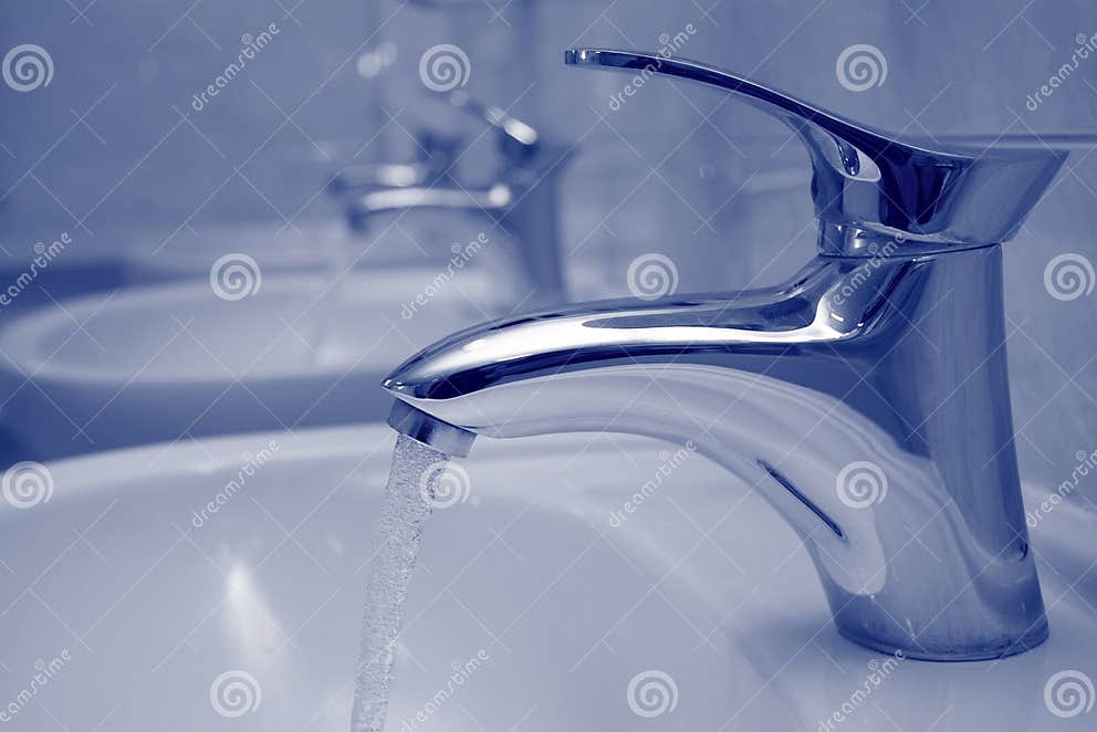 Water tap streaming water stock photo. Image of cold - 11522544