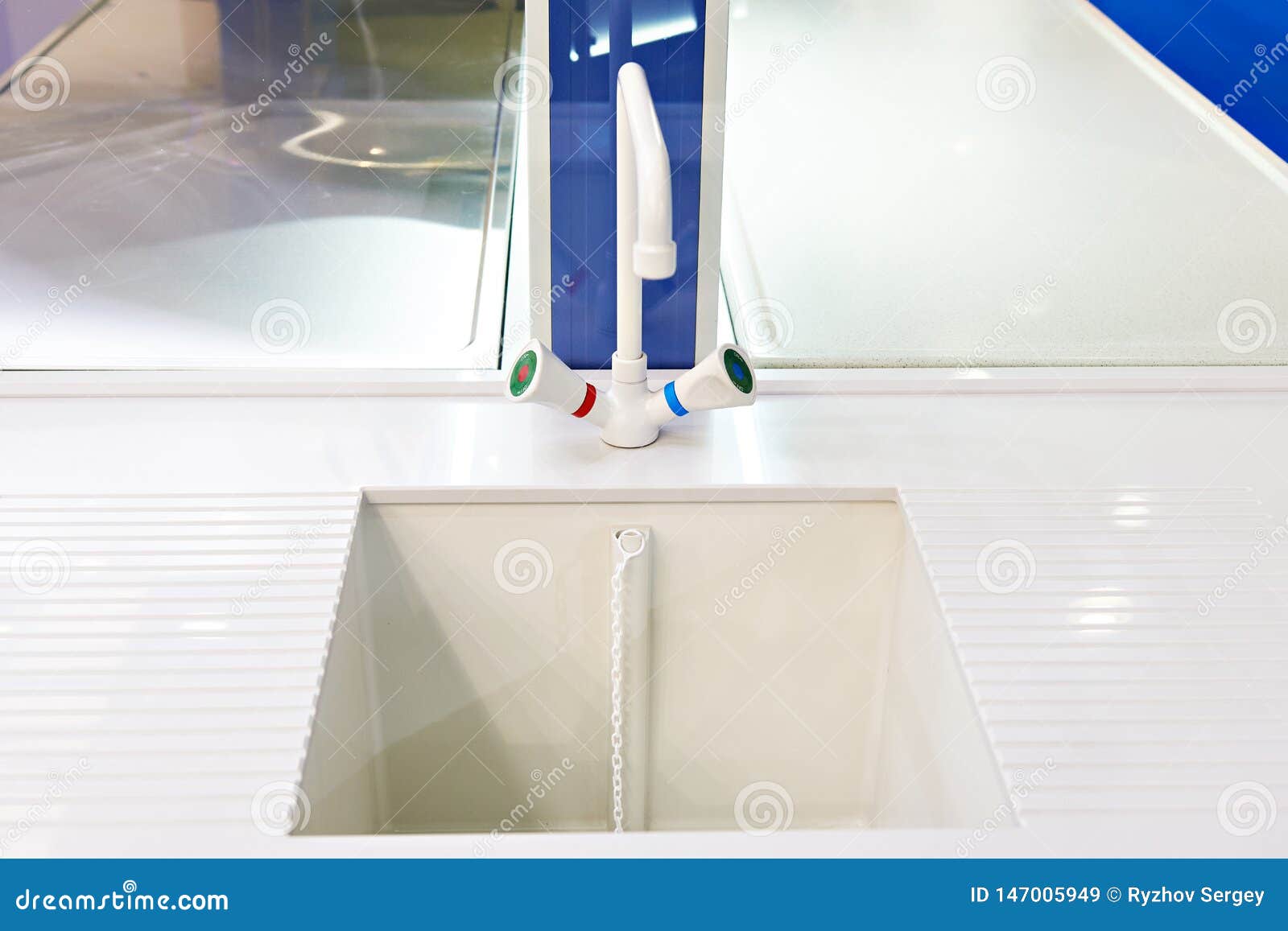Water Taps in Chemical Laboratory Stock Image - Image of sink, biotech ...