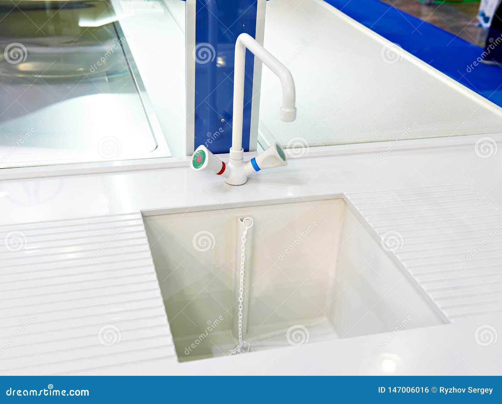 Water Taps in Chemical Laboratory Stock Photo - Image of chemical ...