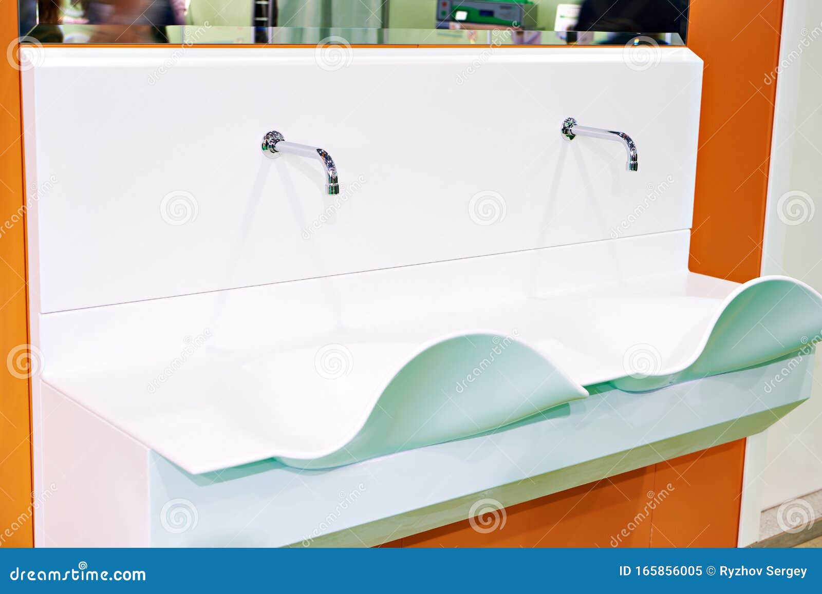 Water taps in laboratory stock image. Image of biotech - 165856005