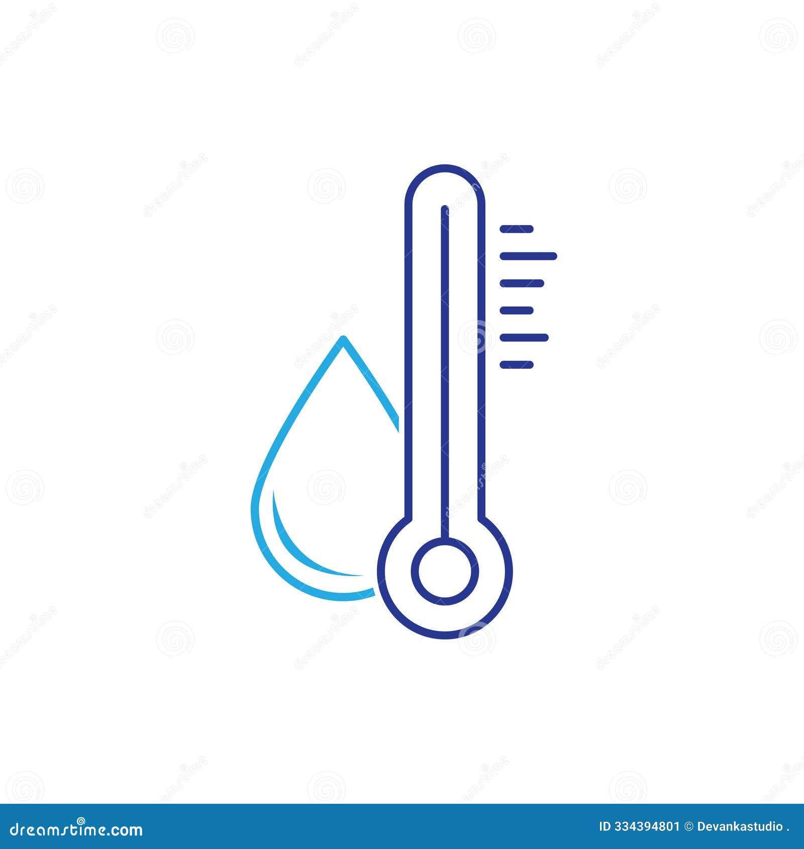 Temperature Icon. Good Sunny Weather Symbol Vector Illustration ...