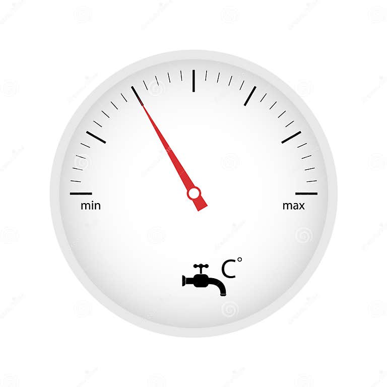 Water Temperature Sensor. Scale Temperature. Temperature Indicator. the ...