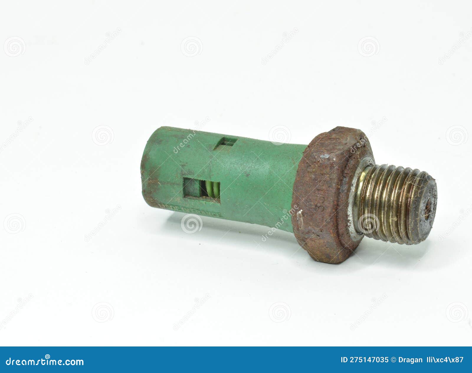 WATER TEMPERATURE SWITCH stock image. Image of closeup - 275147035