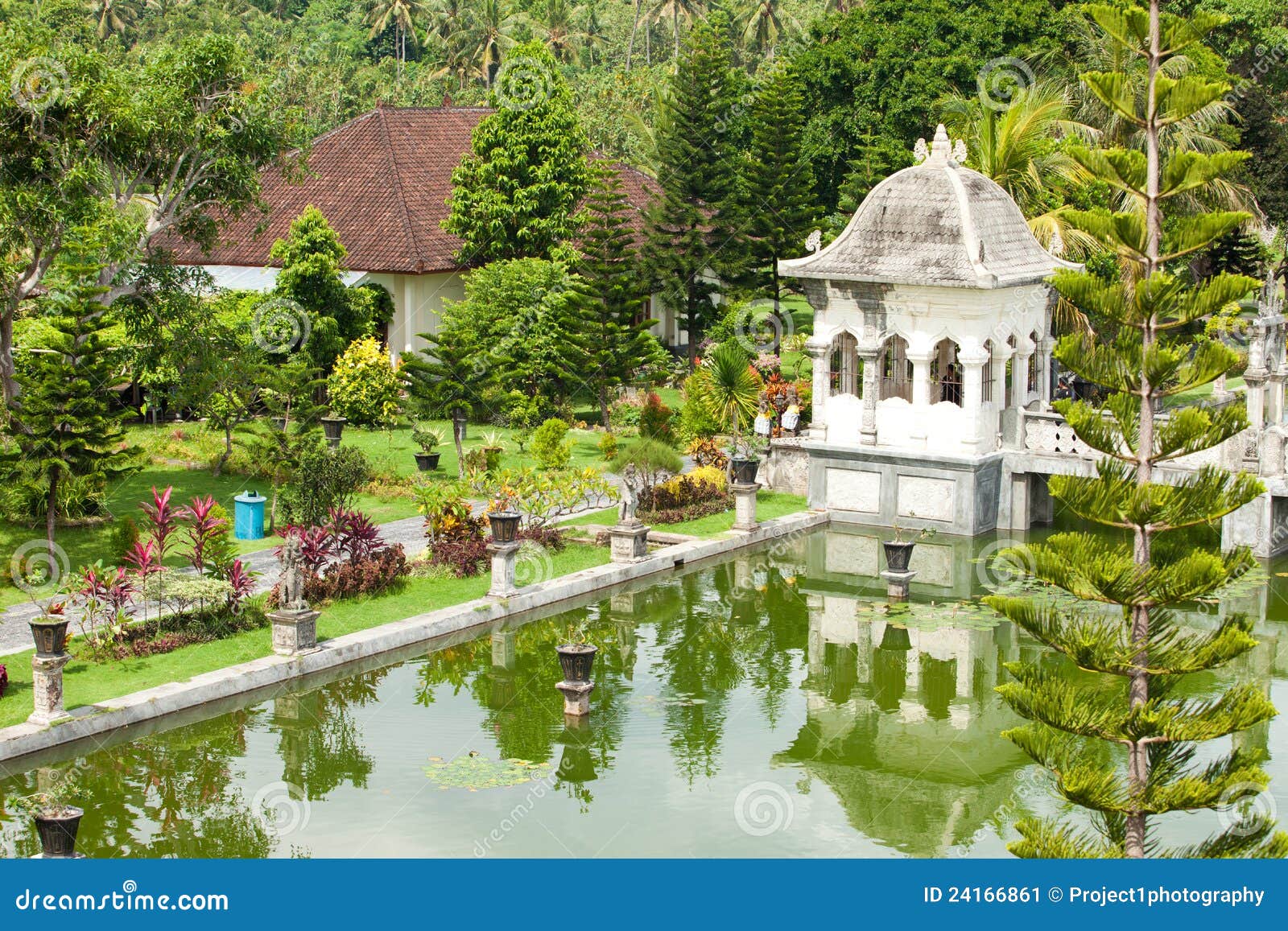 Water temple in Bali stock image. Image of holy, heritage - 24166861