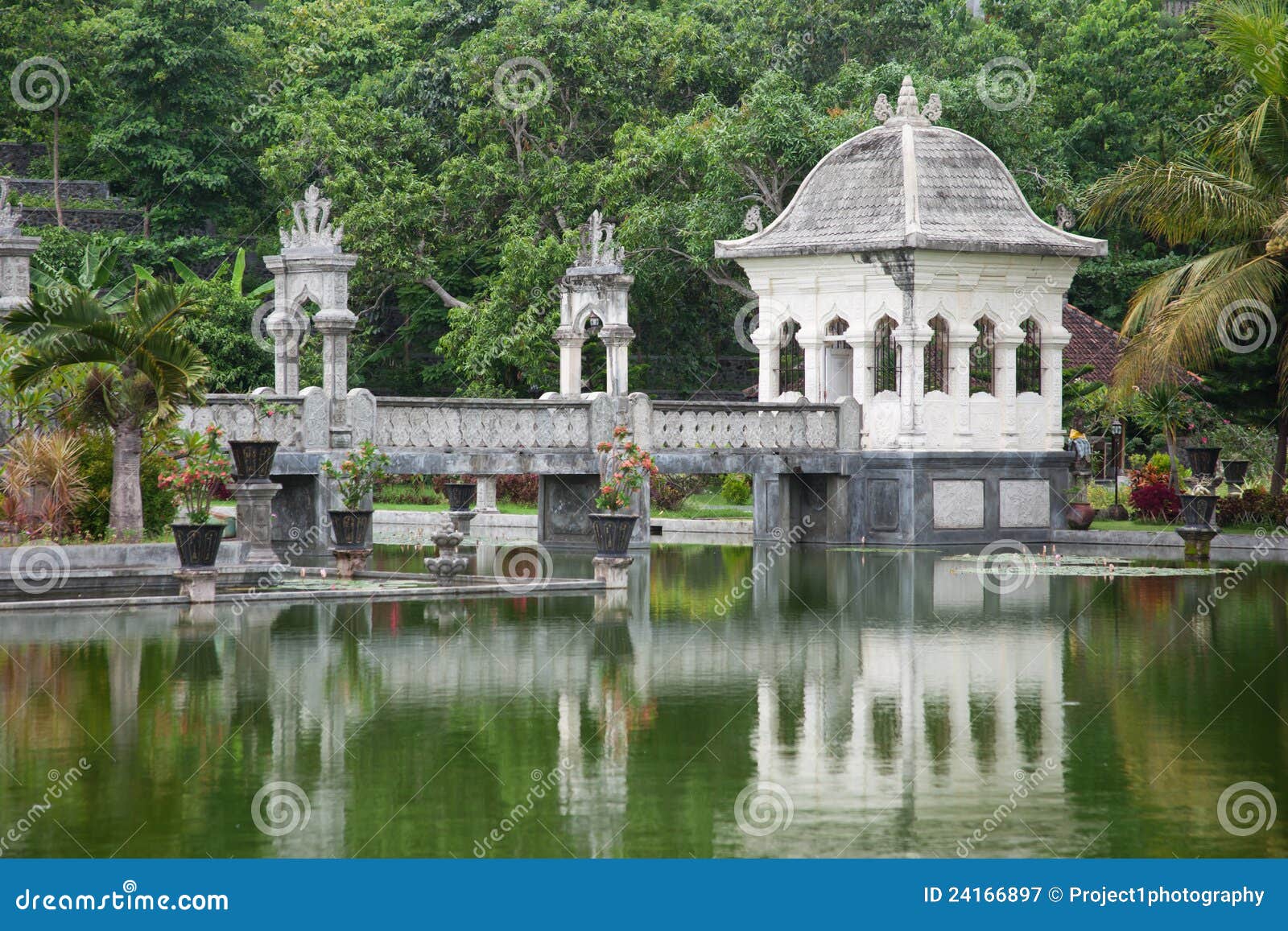 Water Temple In Tungabhadra River, India, Hampi Stock Image ...