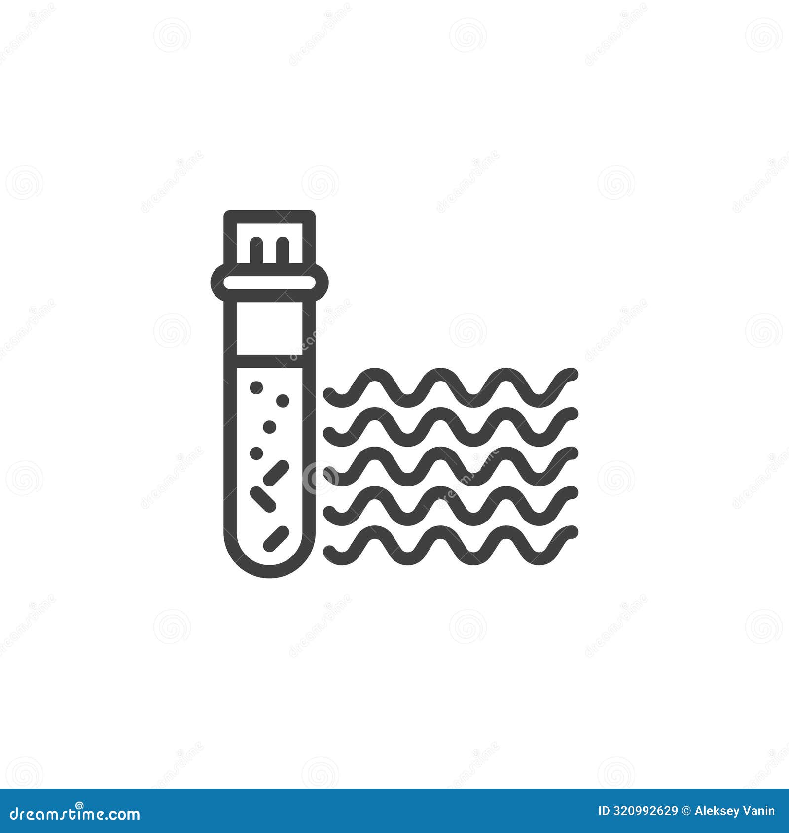Water Test Kit line icon stock illustration. Illustration of equipment ...