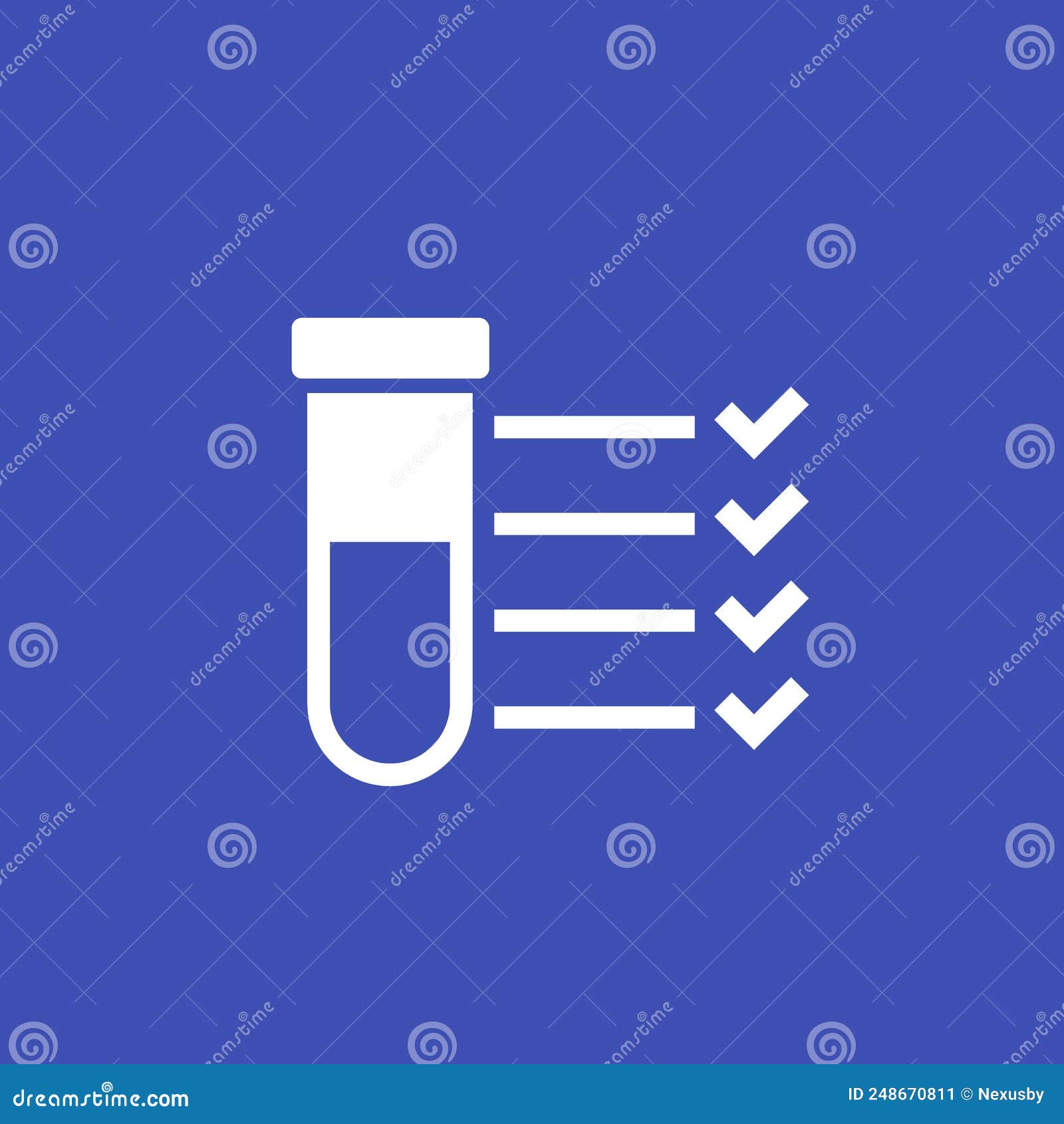 Water Testing Icon, Vector Sign Stock Vector - Illustration of quality ...