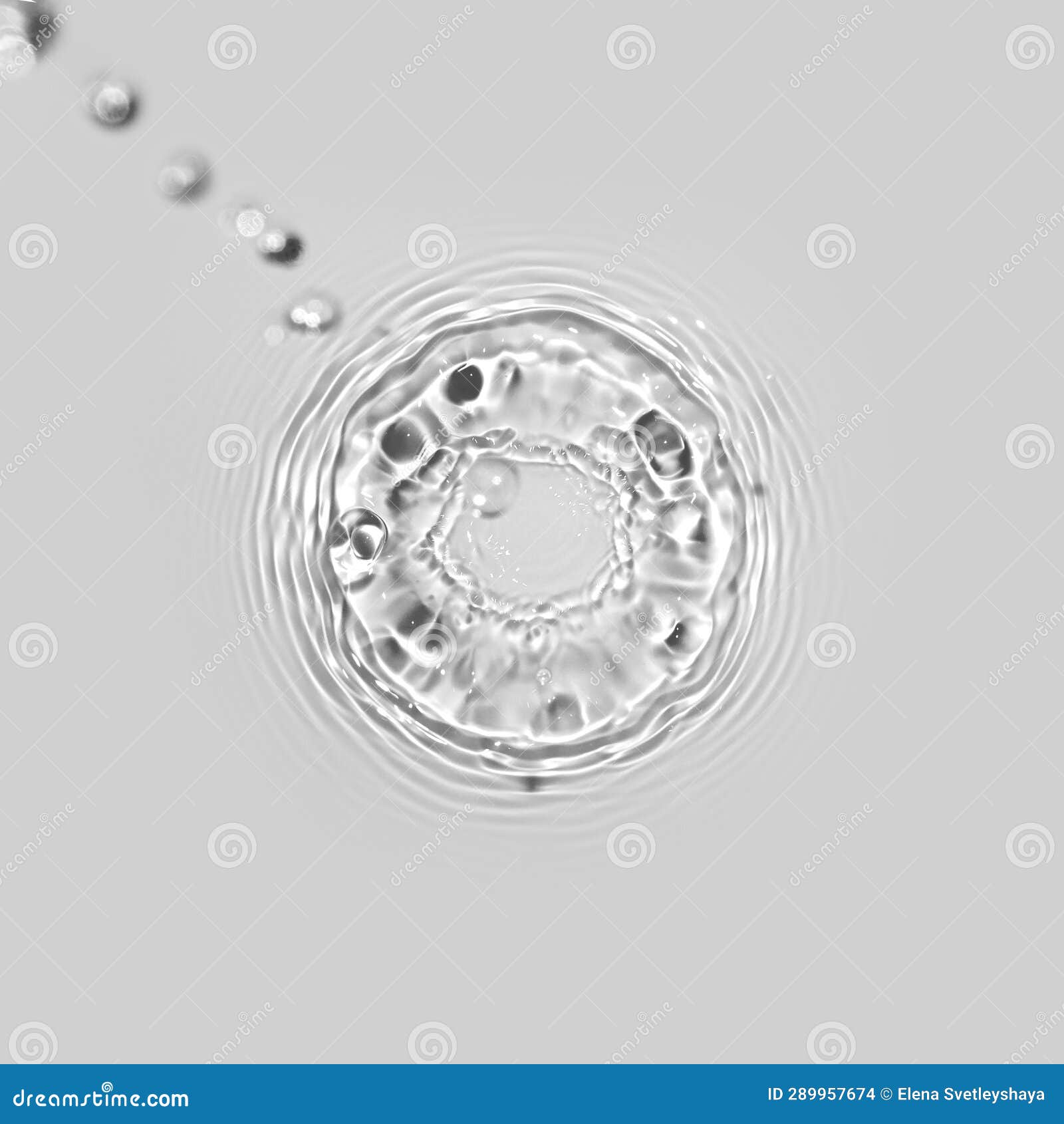 Water Texture with Circles and Drops on the Water. Overlay Effect for ...