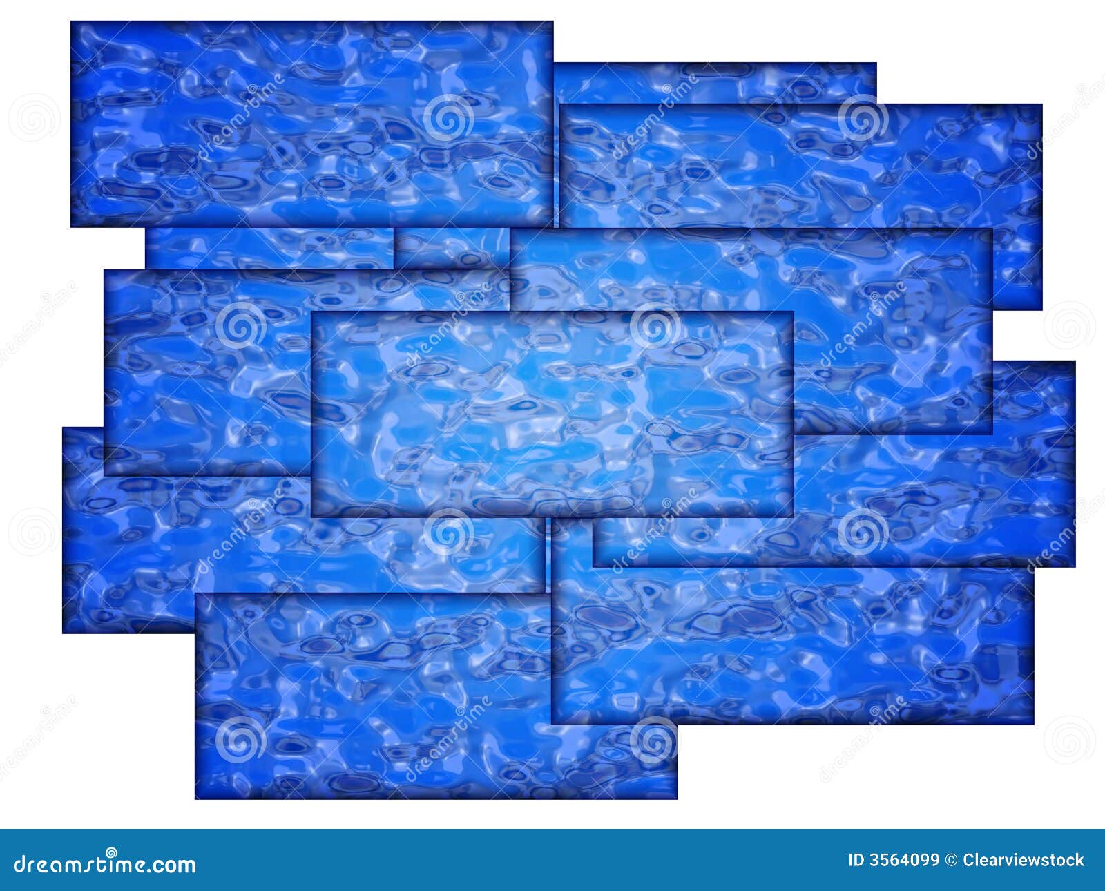 Water texture collage stock illustration. Illustration of rippled - 3564099