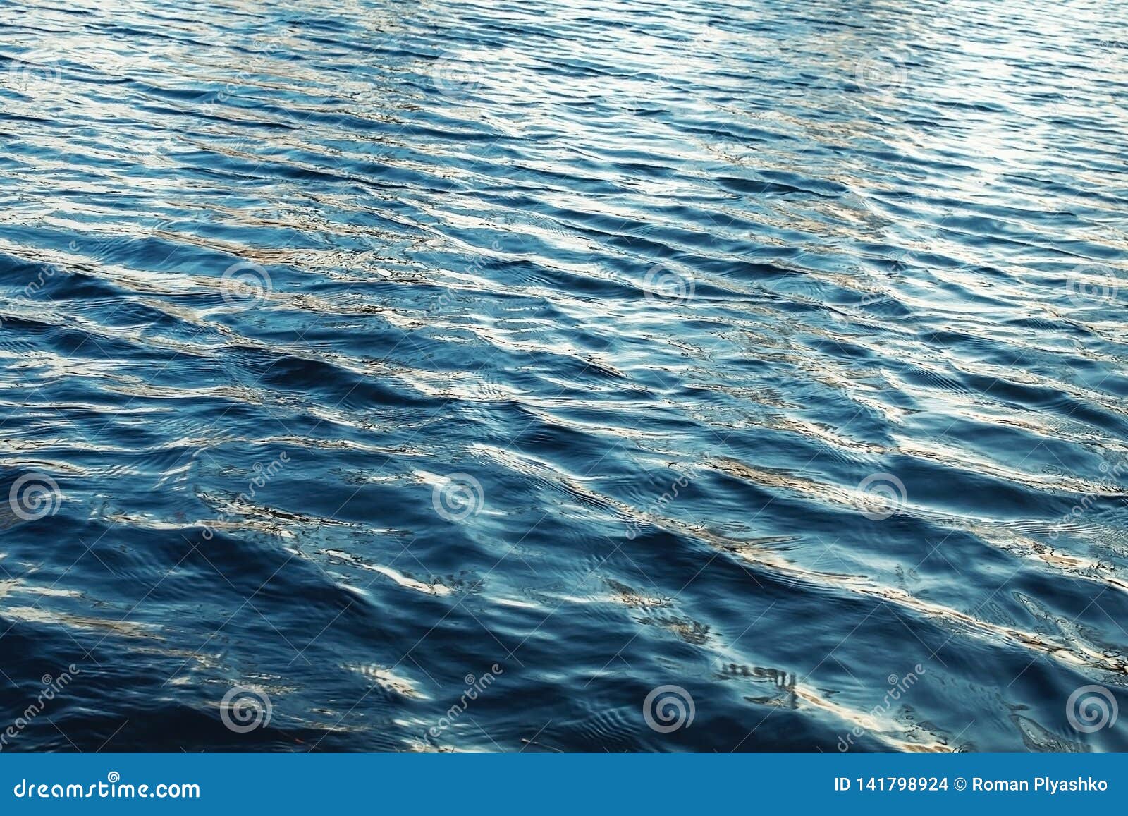 Water Texture in the Sea, on the Lake Stock Photo - Image of color ...