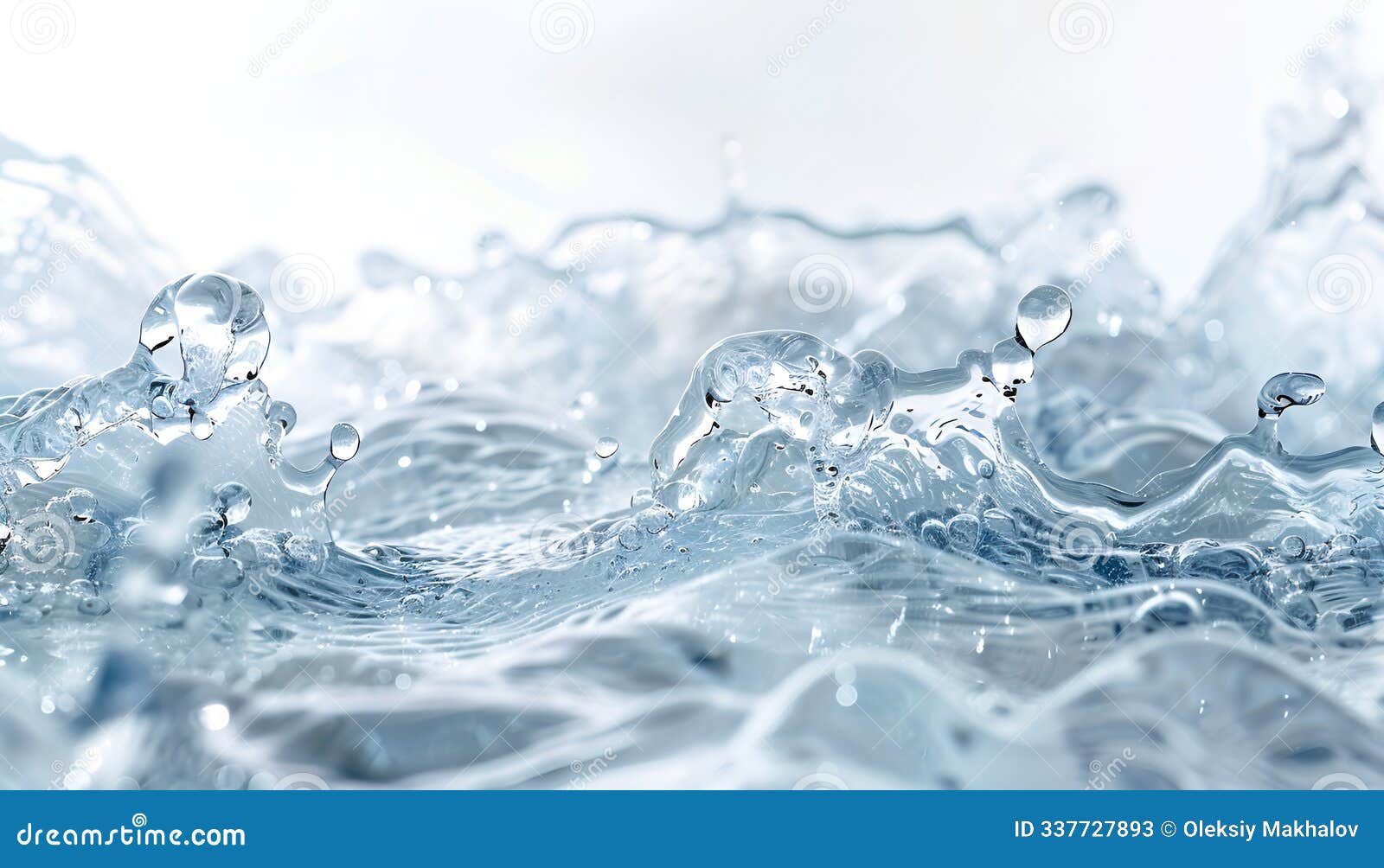 Water Texture, Transparent Water Surface. Abstract Water Wave, Pure ...