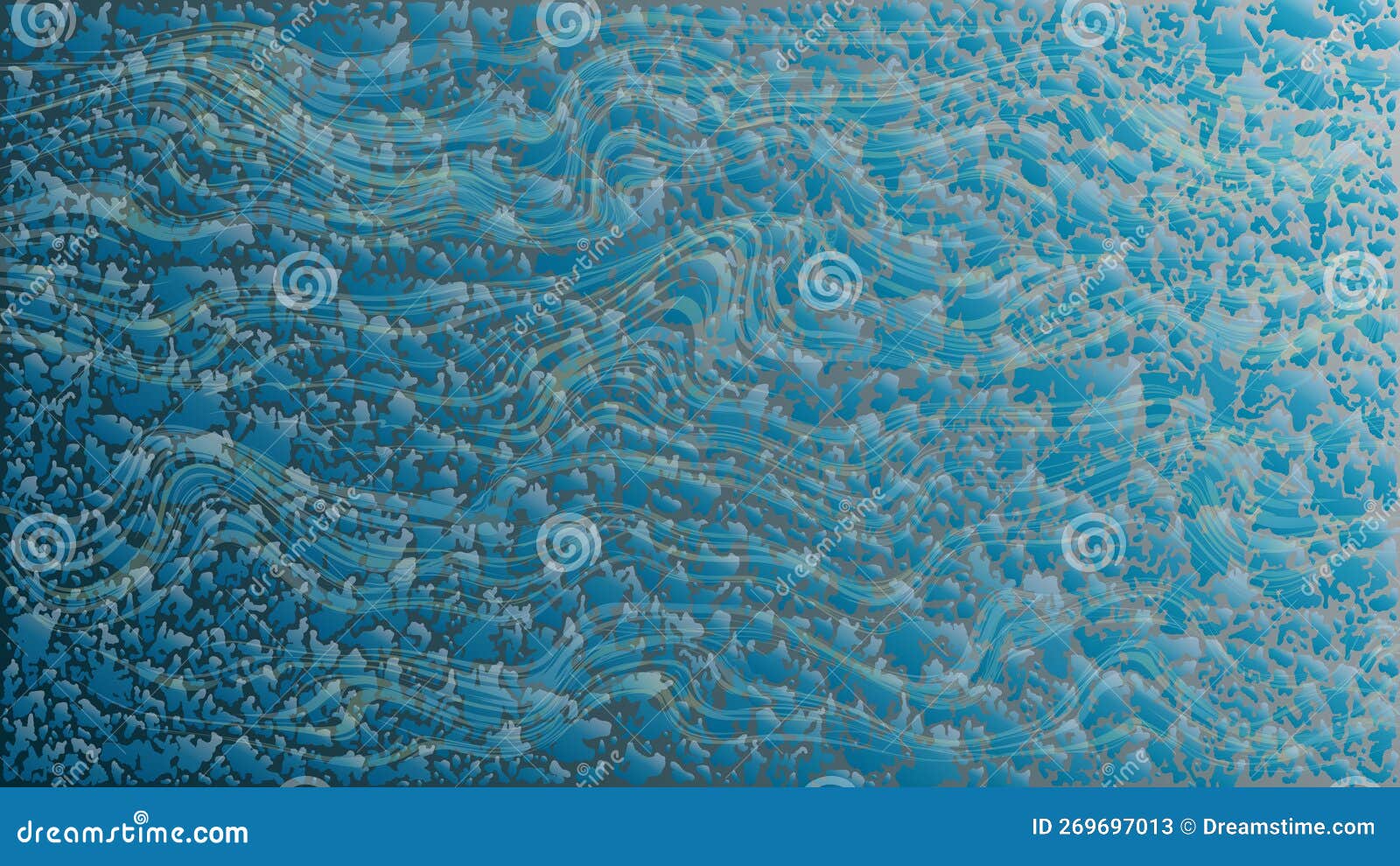 Exclusive. Turquoise Texture of Water with Waves, or Wind Driving Snow ...