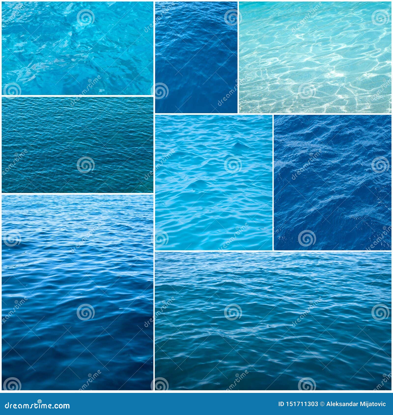 Water textures collage stock image. Image of abstract - 151711303