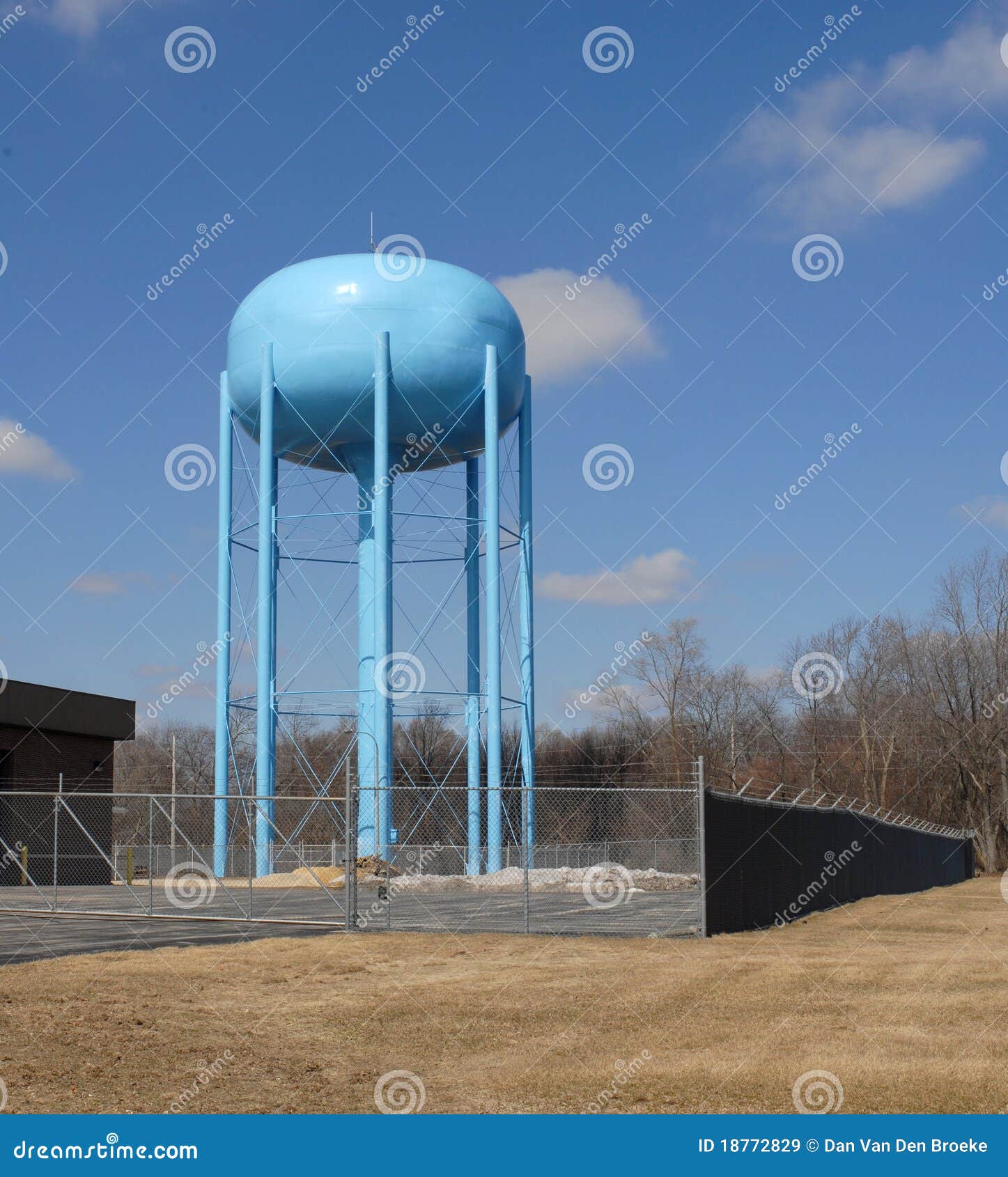 Water tower stock image. Image of infrastructure, painted - 18772829