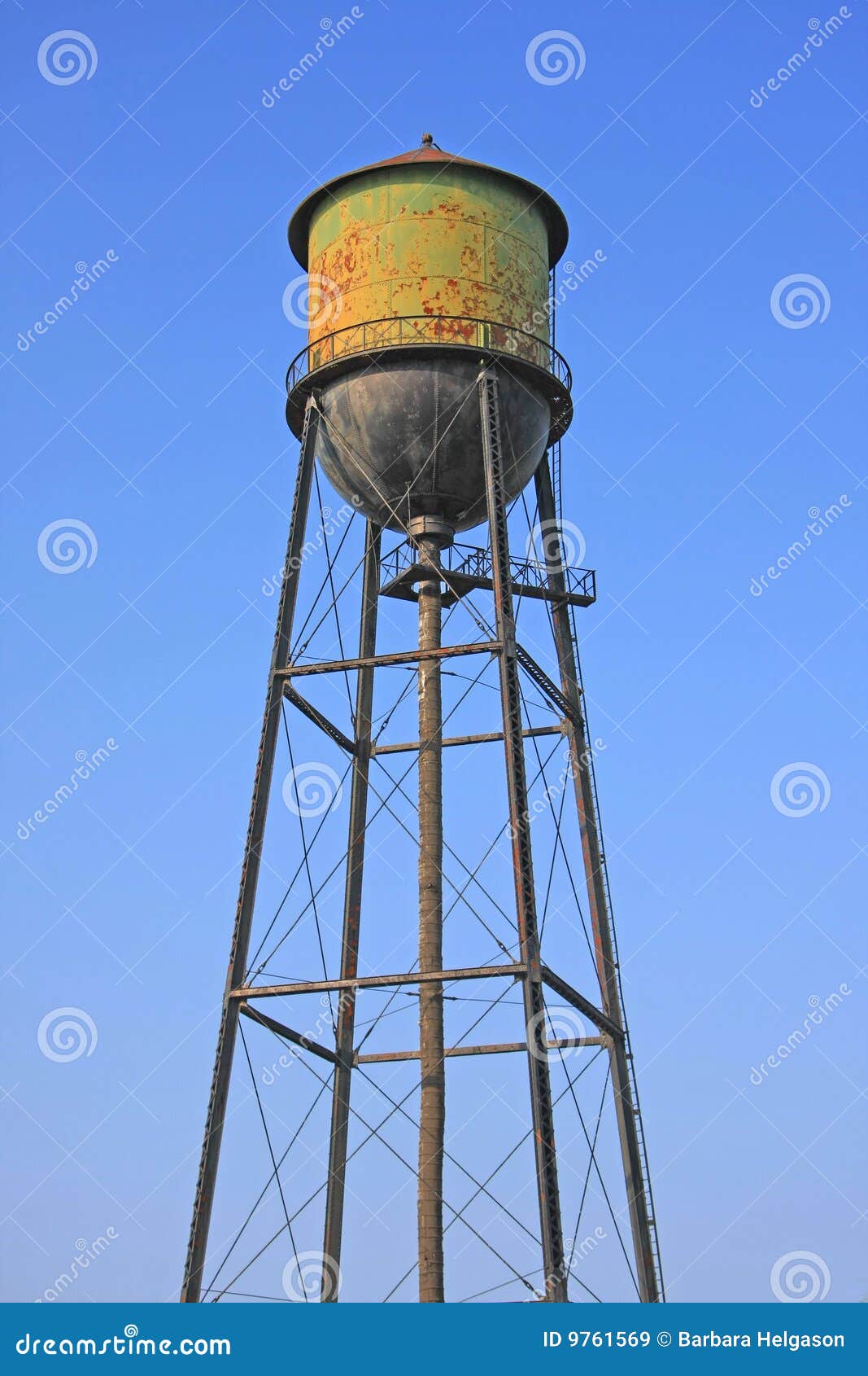 Water tower stock image. Image of structure, used, tank - 9761569
