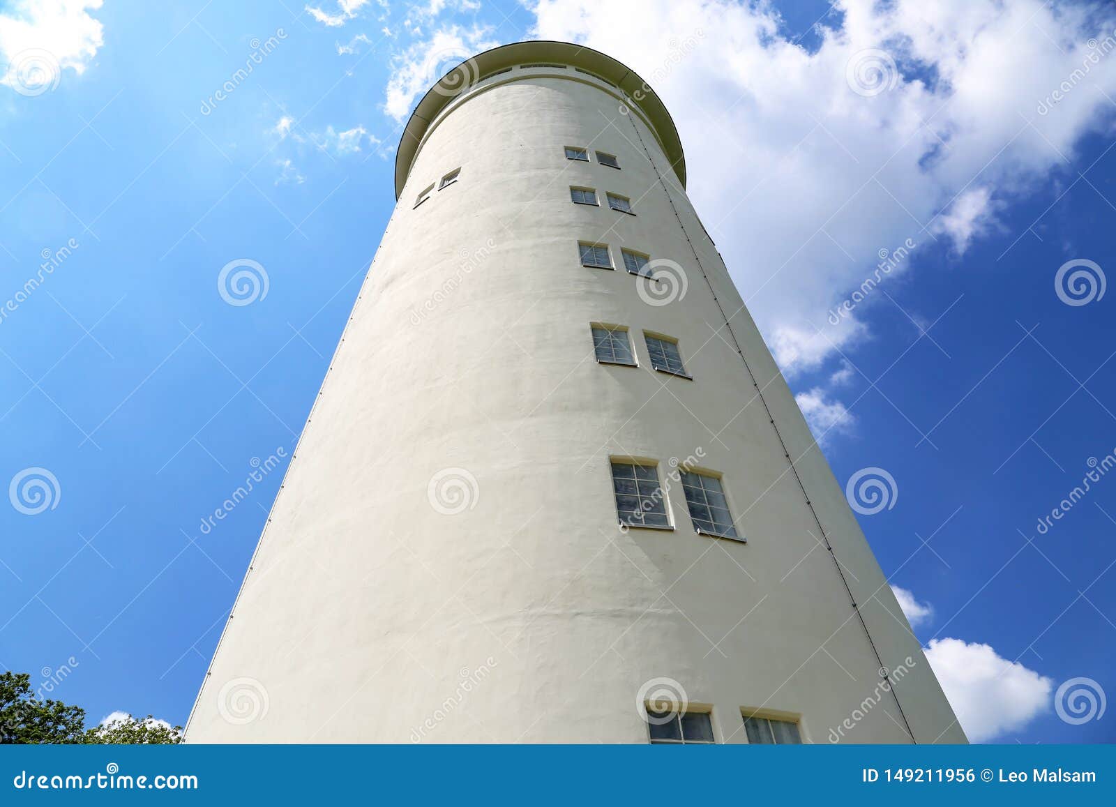 High Water Tower Close Up - Photo Below Stock Photo - Image of black ...