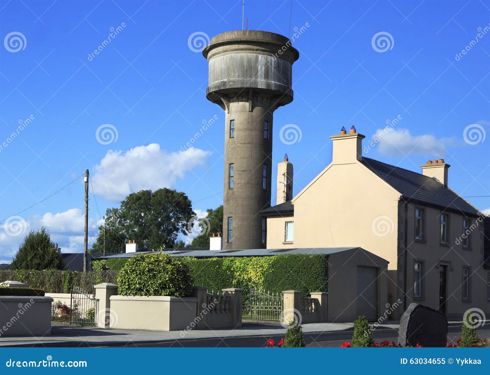 Water Tower in the County Tipperary Editorial Image - Image of farm ...
