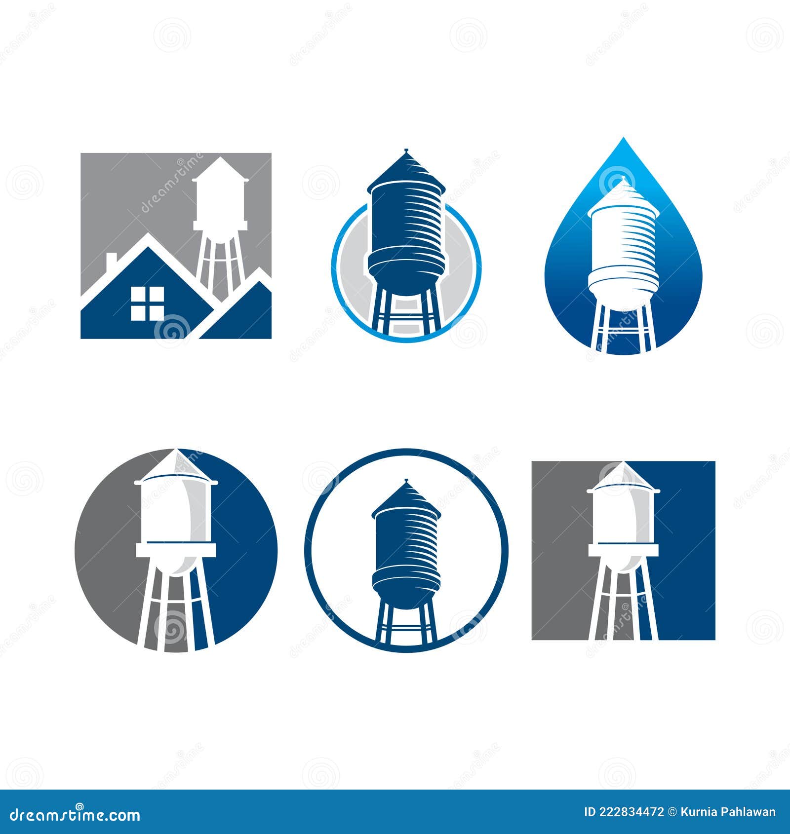 Water Tower Logo , Architecture Logo Vector Stock Vector - Illustration ...